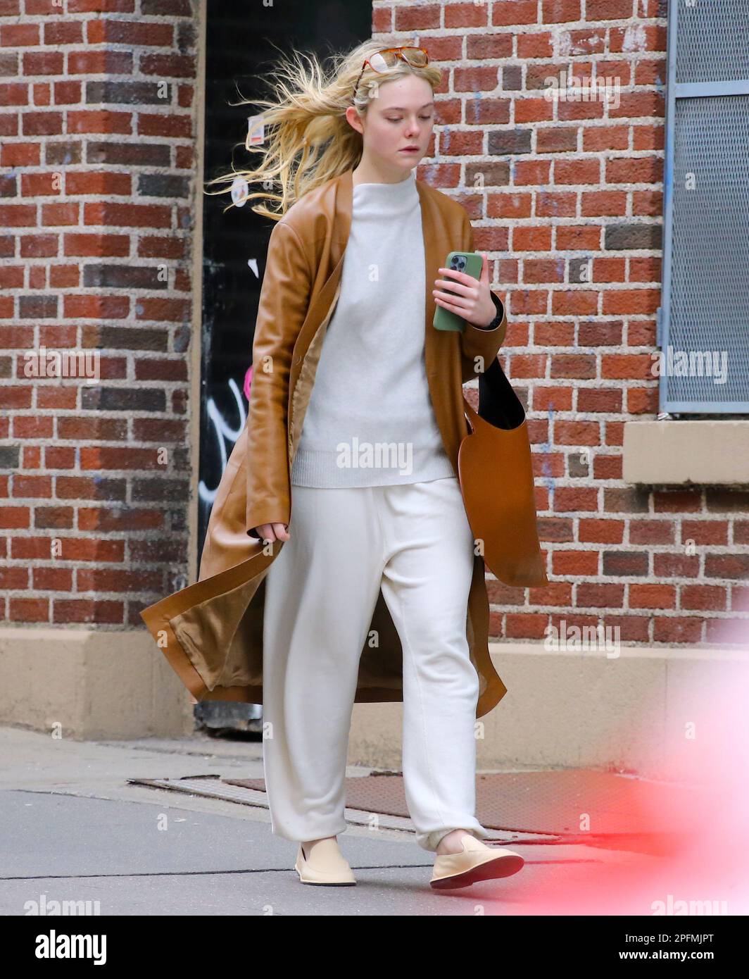 Elle Fanning Legs Elle Fanning Models Daisy Dukes As She Takes A Walk