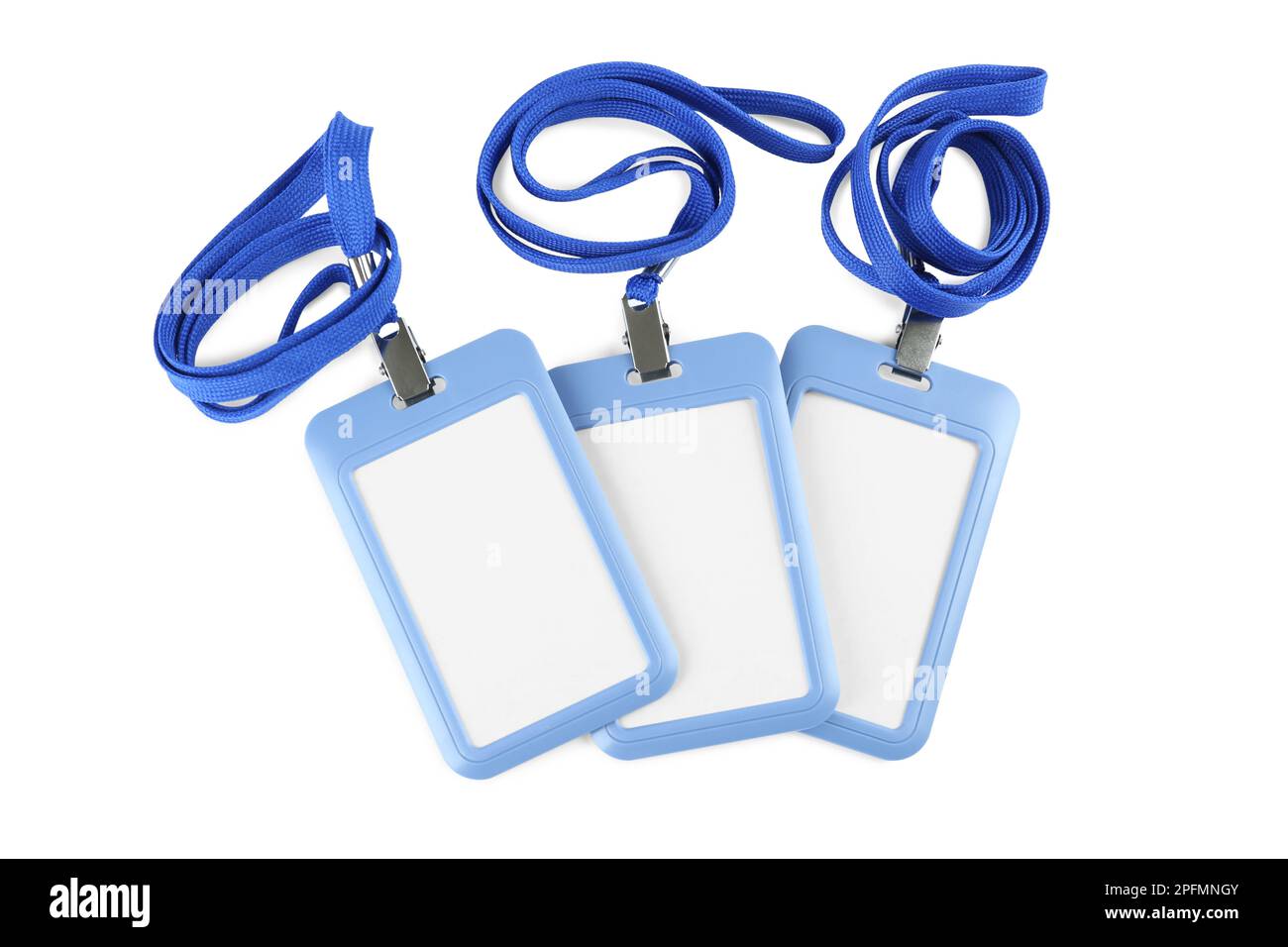 Blank badges on white background. Mockup for design Stock Photo - Alamy