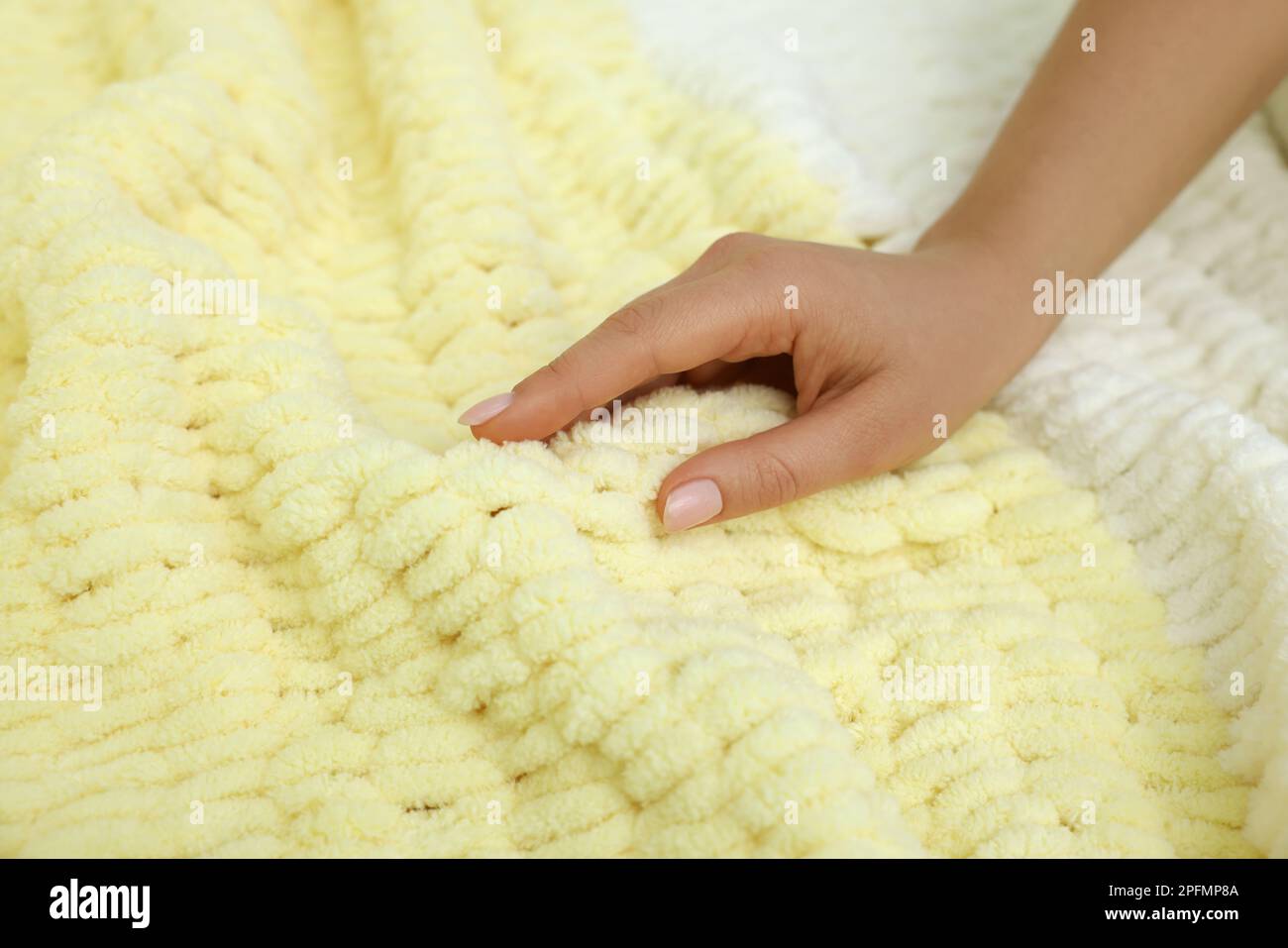 Hand touching fabric hi-res stock photography and images - Alamy