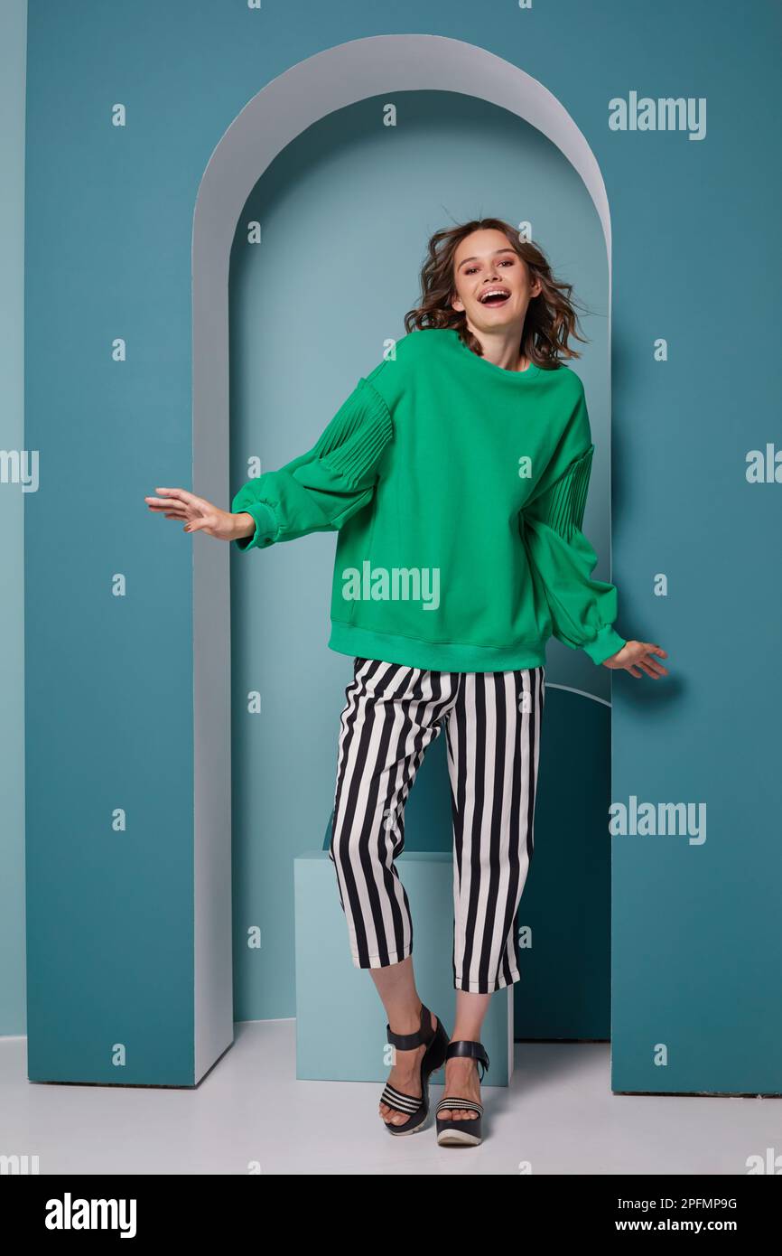 Young asian female model in fashion outfit Stock Photo - Alamy