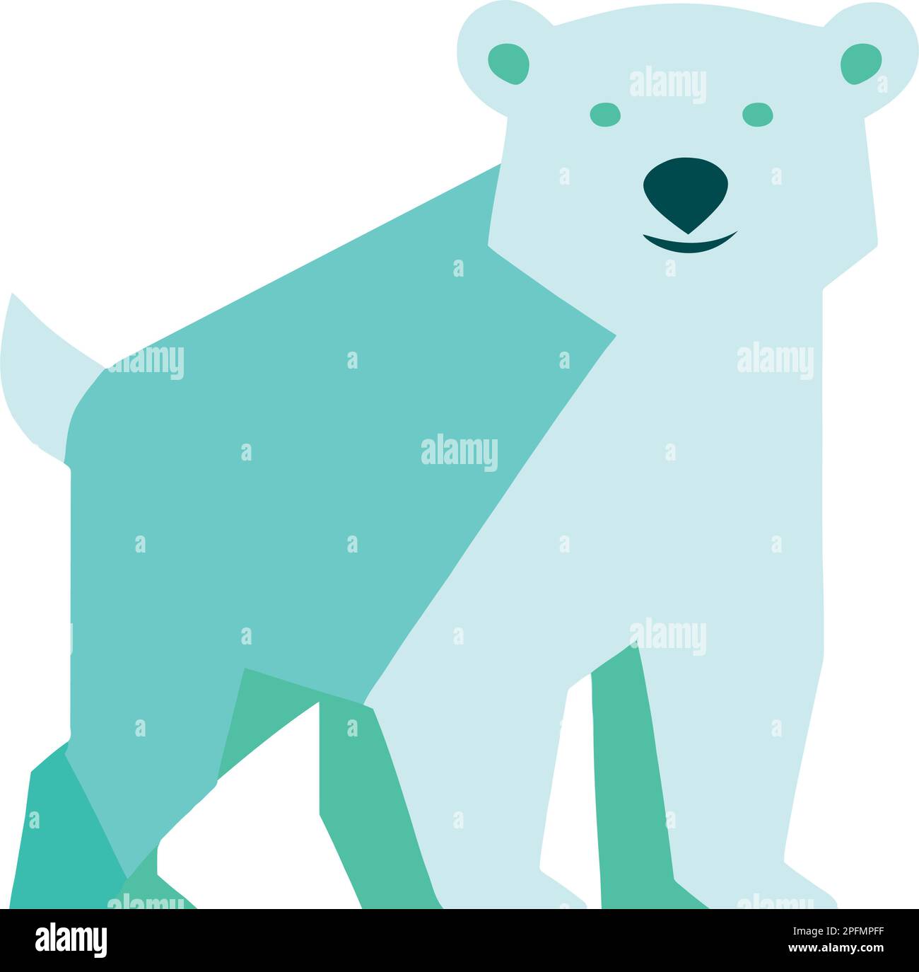 cute polar bear Stock Vector Image & Art - Alamy