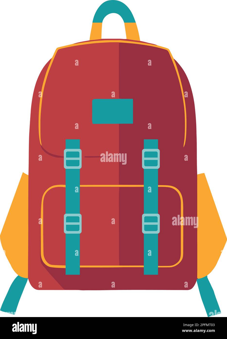 red school bag equipment Stock Vector Image & Art - Alamy