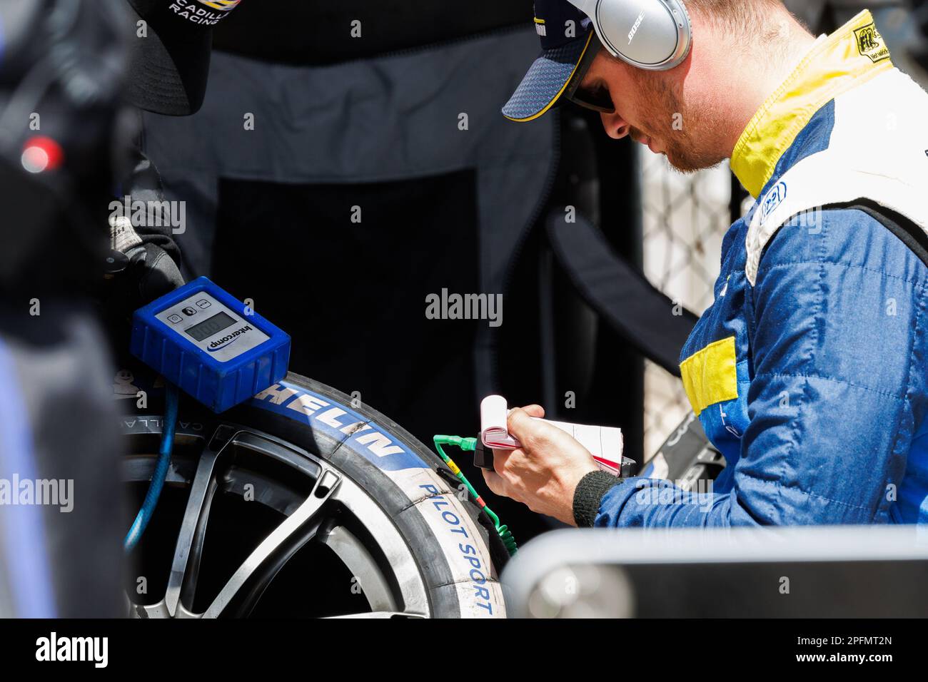 michelin engineer during the 1000 Miles of Sebring 2023, 1st round of ...