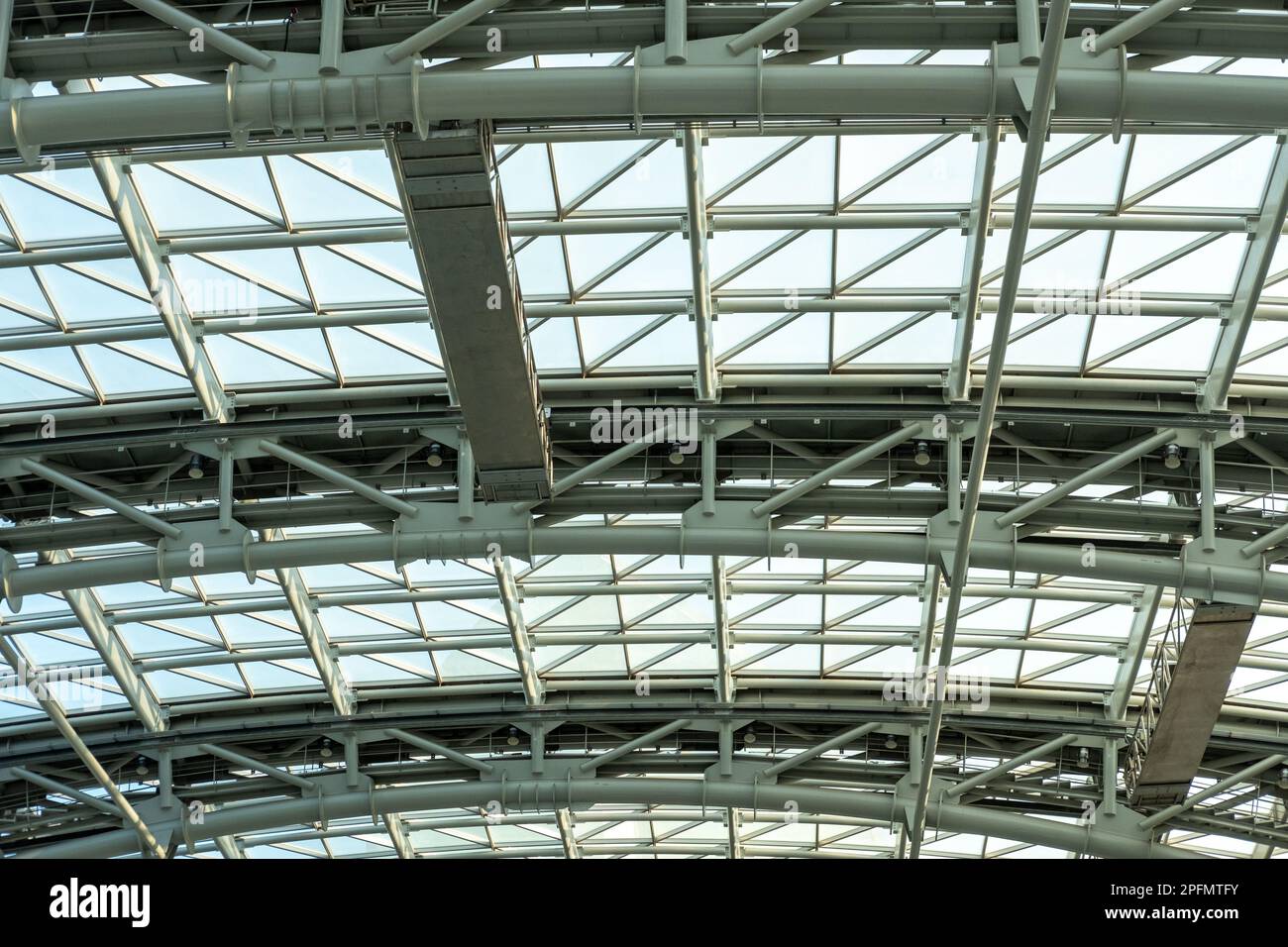 Close up detail of skylight structure Stock Photo - Alamy