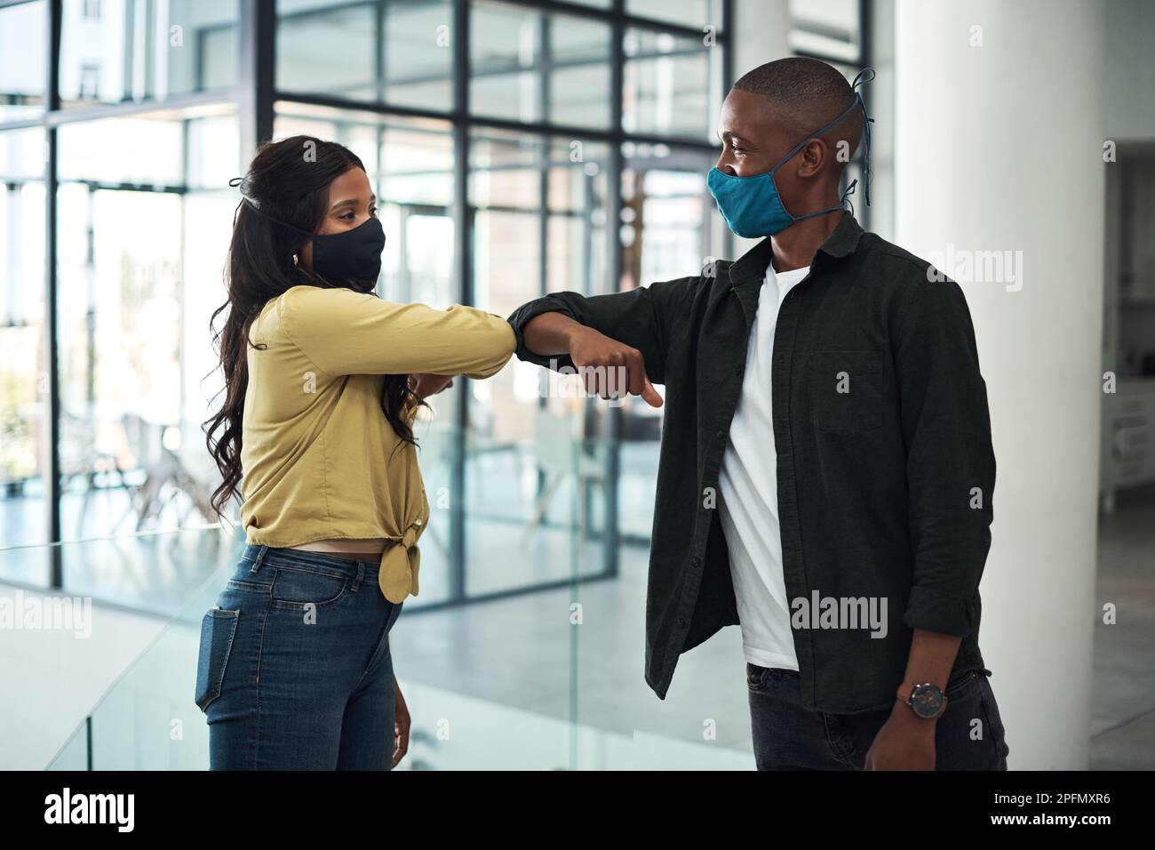 Two People Saying Goodbye