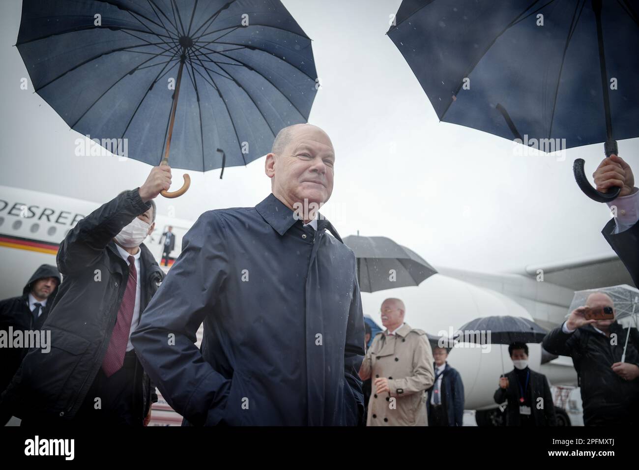 Tokio, Japan. 18th Mar, 2023. German Chancellor Olaf Scholz (SPD ...