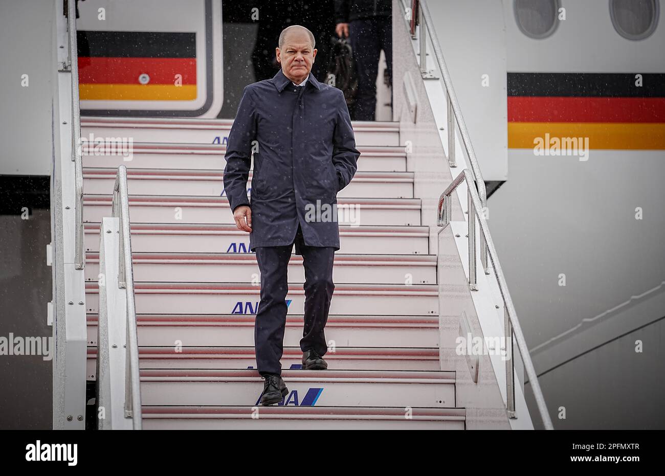 Tokio, Japan. 18th Mar, 2023. German Chancellor Olaf Scholz (SPD ...