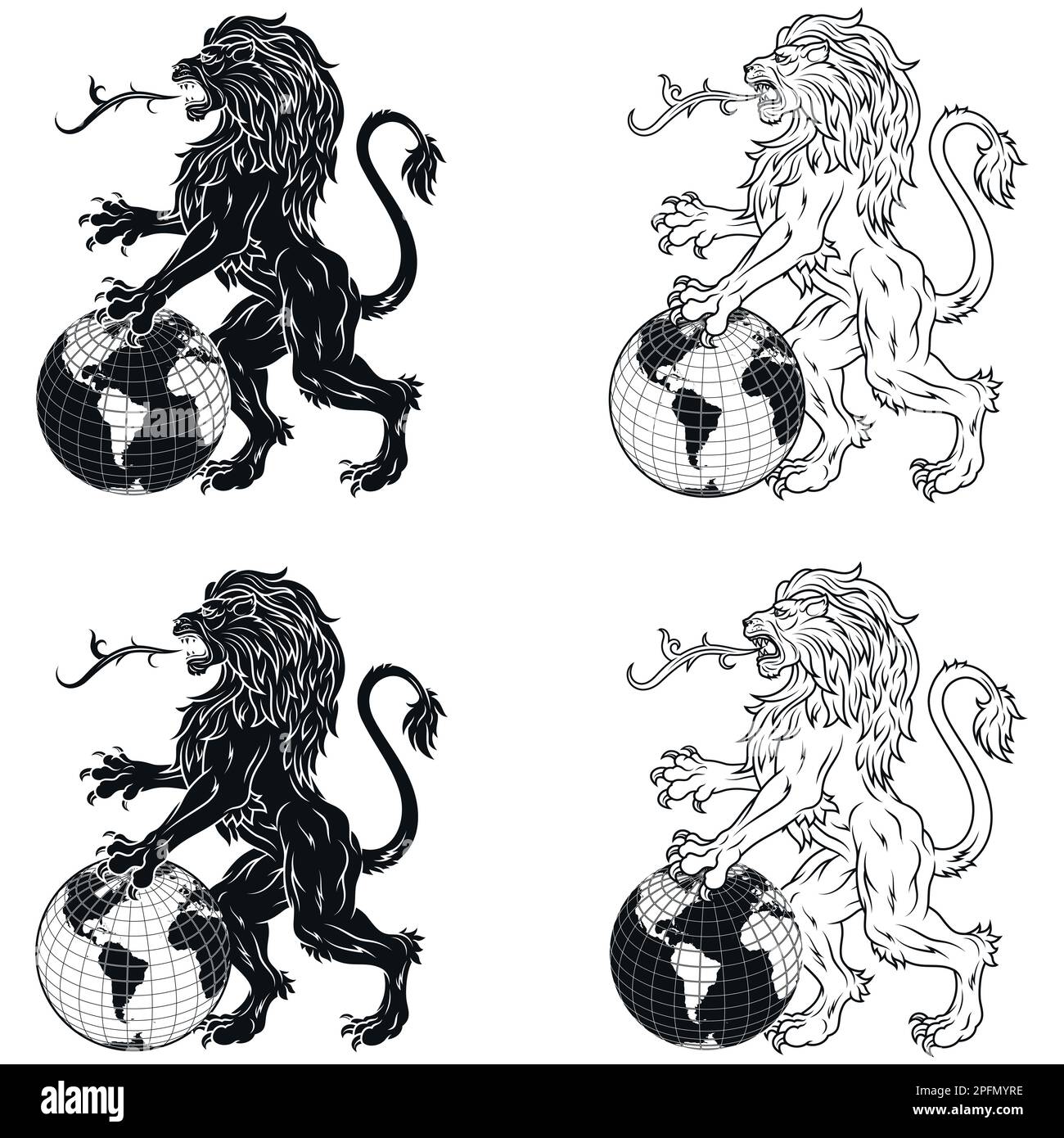 Between paws Stock Vector Images - Alamy