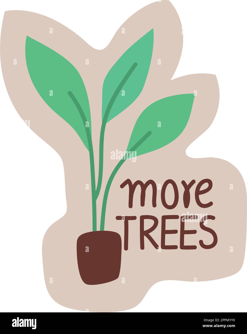 more trees ecology stamp Stock Vector Image & Art - Alamy