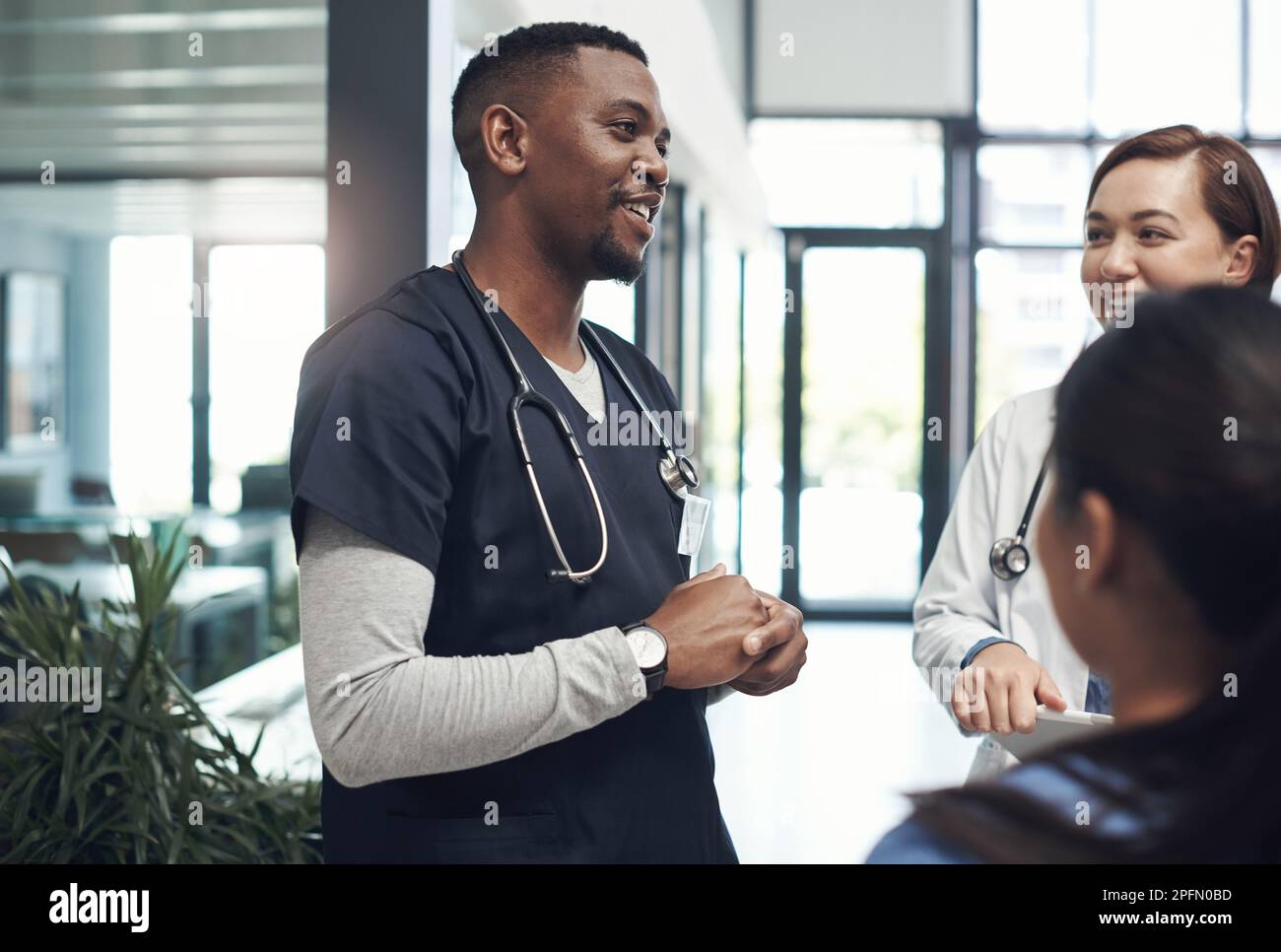 Medical meeting serious diverse hi-res stock photography and images - Alamy