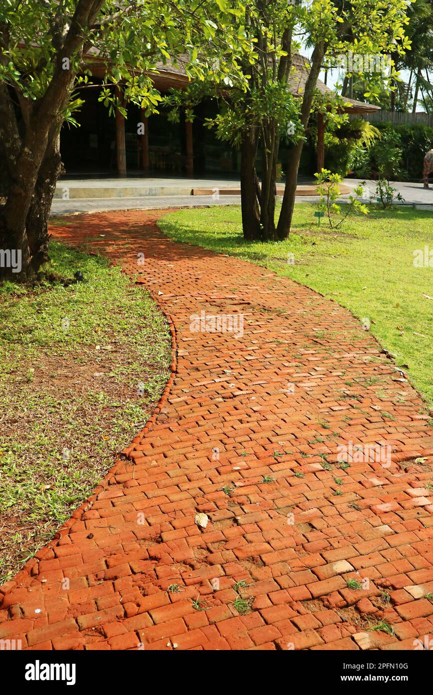 Bricked pathway hi-res stock photography and images - Alamy