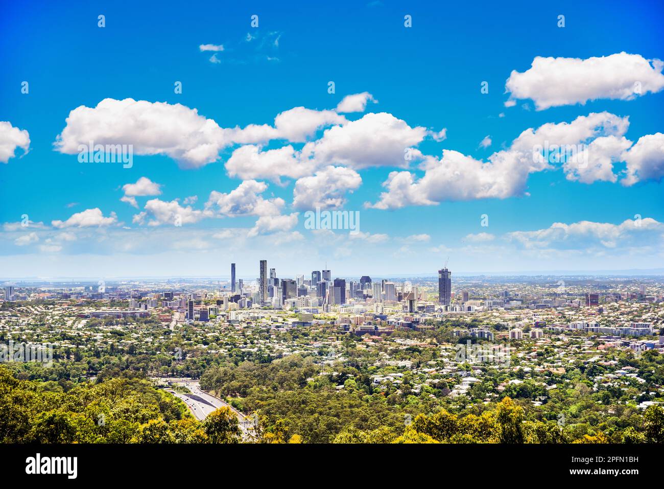View of Brisbane City buildings Stock Photo - Alamy