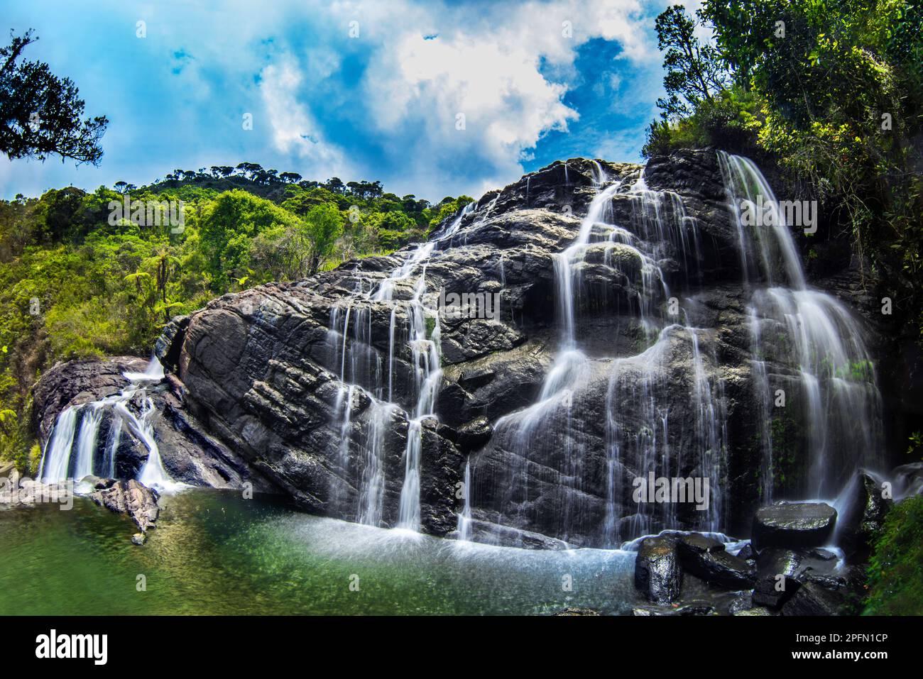 Baker’s Falls at Horton Plains, Sri Lanka Stock Photo - Alamy