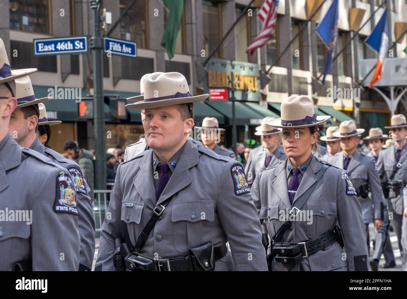 New York, United States. 17th Mar, 2023. Members of the New York State ...