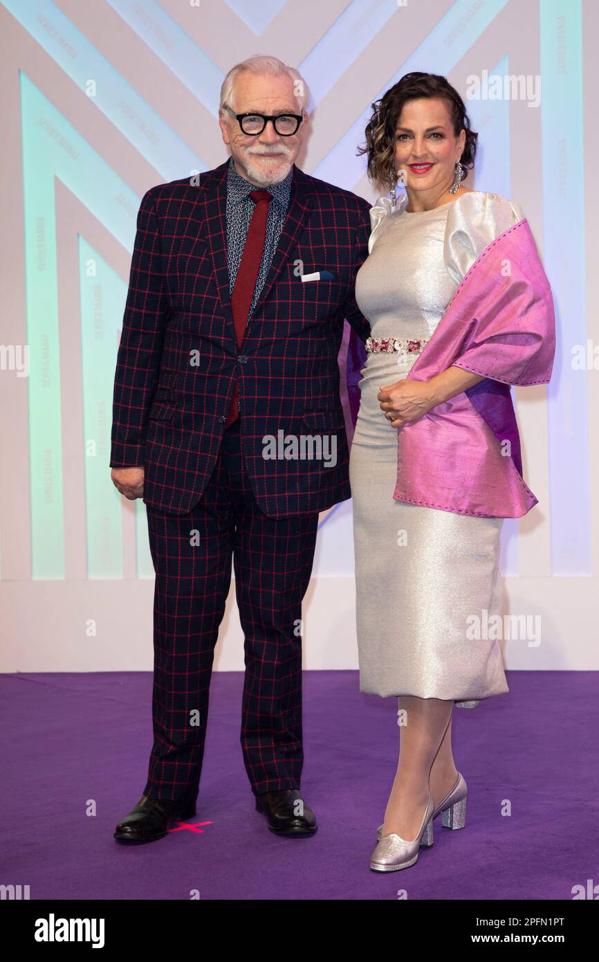 Brian Cox and wife Nicole Ansari-Cox attend the opening ceremony during ...
