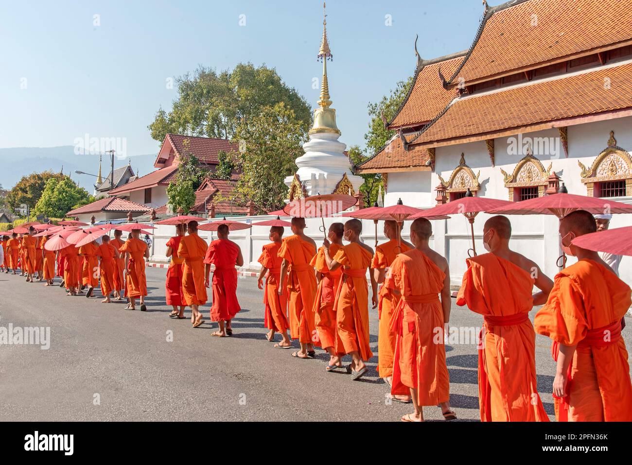 Buddhist funeral procession hi-res stock photography and images - Alamy