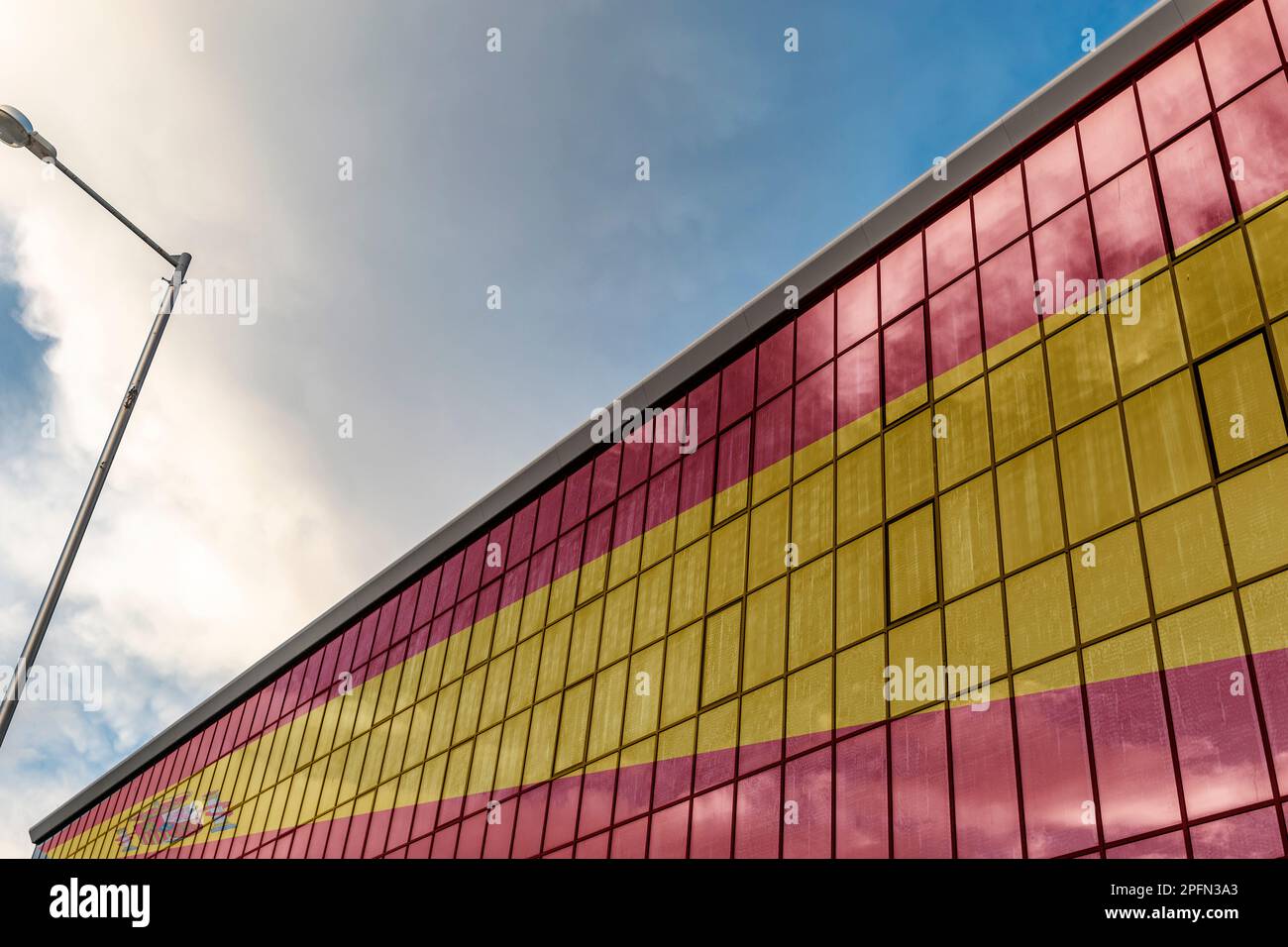 The national flag of Spain. 2023 Spanish general election Stock Photo ...