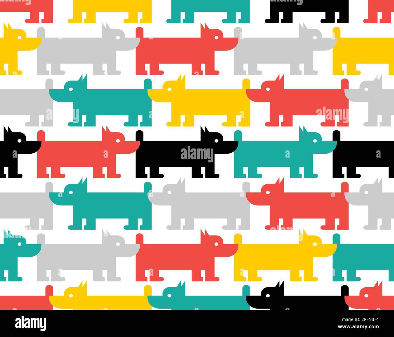 Pet fabric design Stock Vector Images - Alamy