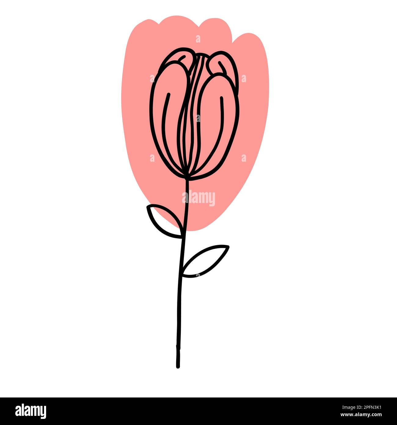 Simple floral element hi-res stock photography and images - Alamy