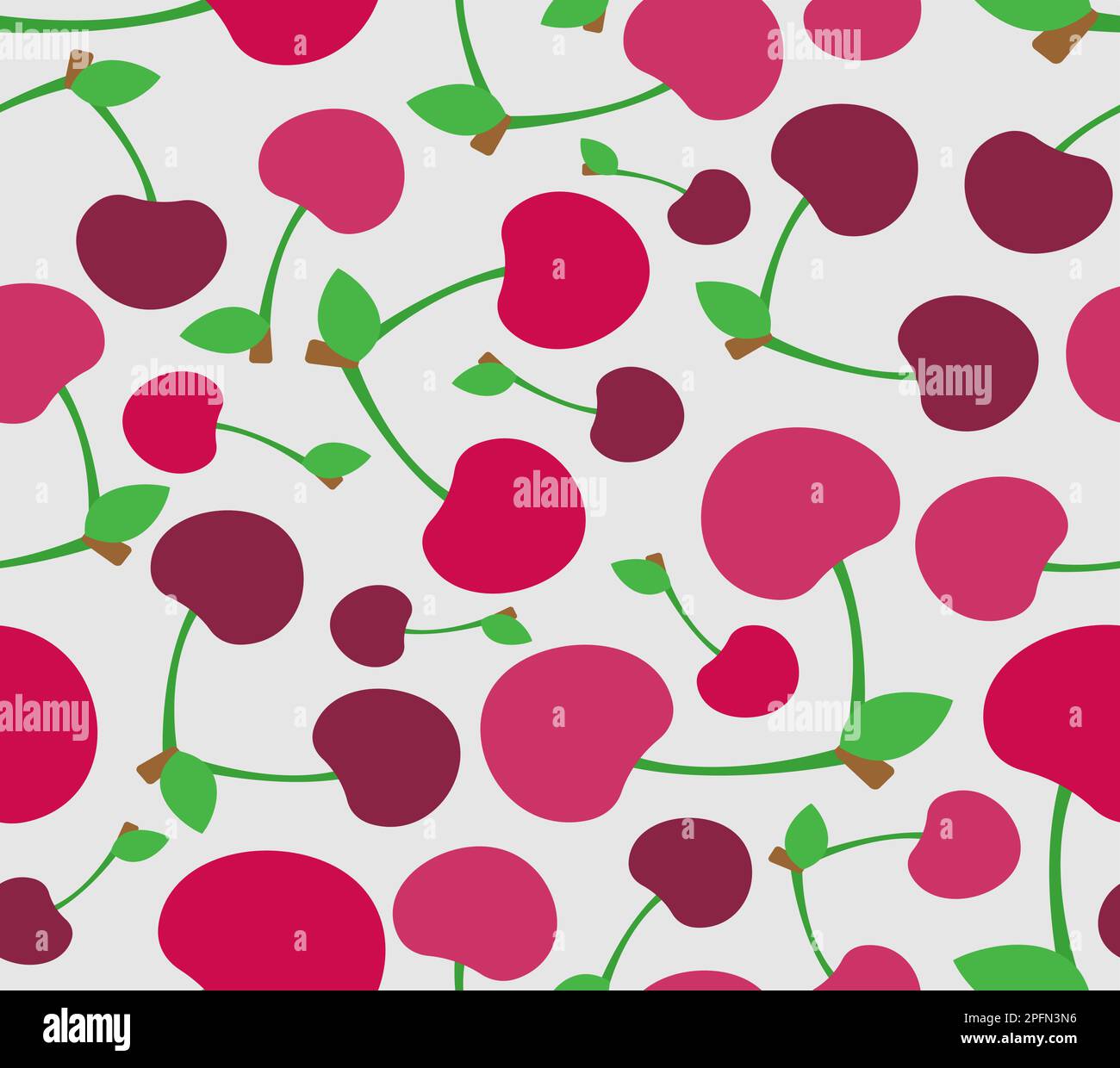 Seamless cherries hi-res stock photography and images - Alamy