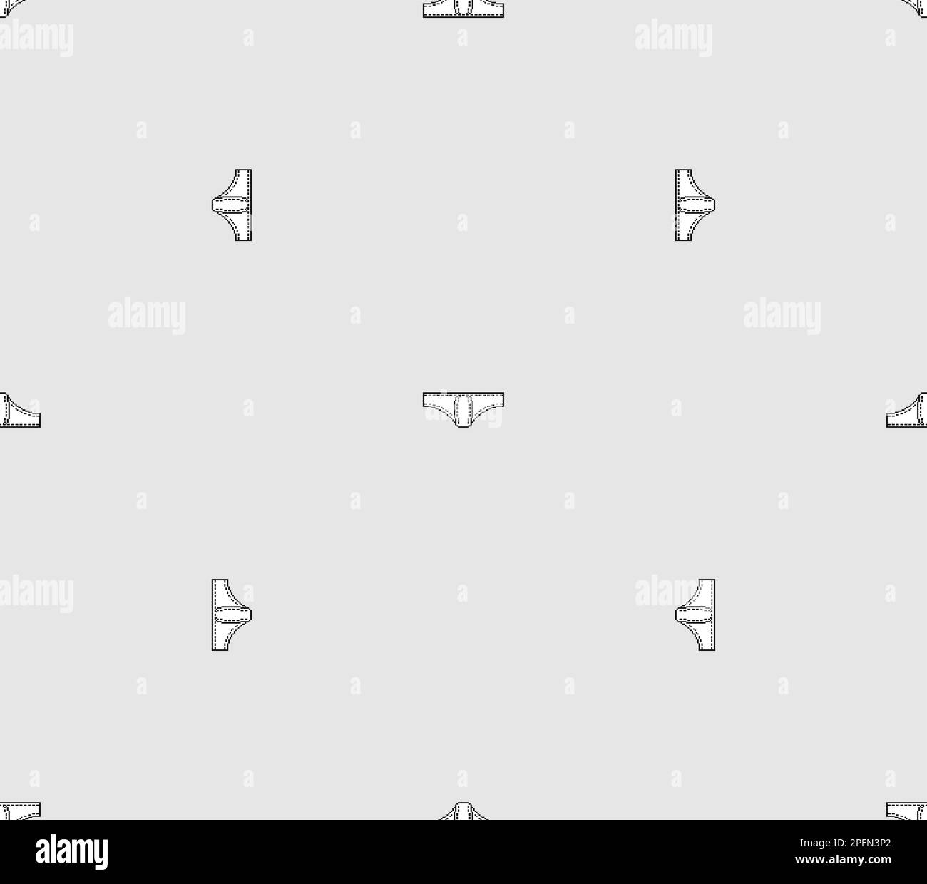 Underpants pixel art pattern seamless. 8 bit drawers background. Vector ... Underpants pixel art pattern seamless. 8 bit drawers background. Vector ...