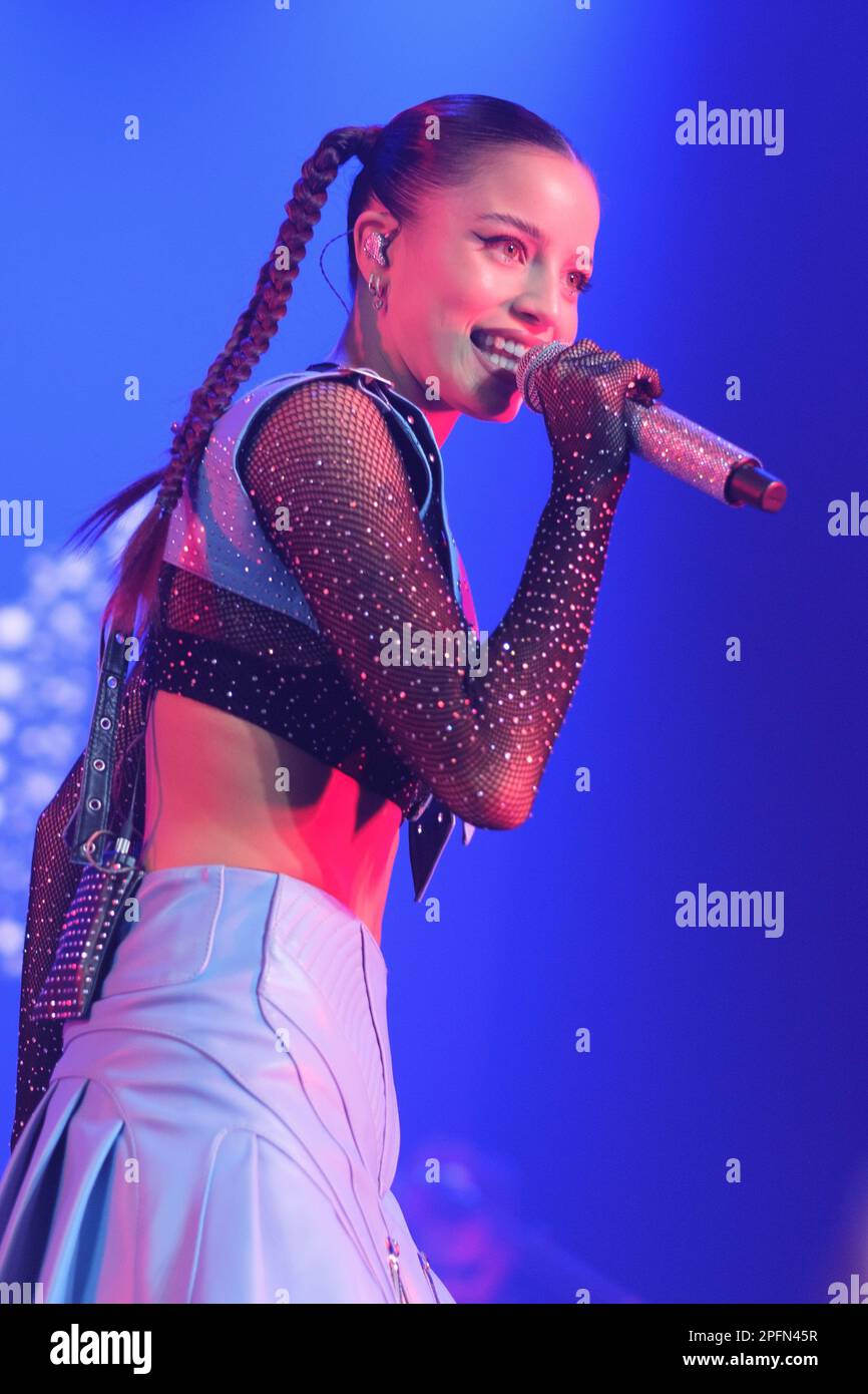 Madrid, Spain. 17th Mar, 2023. The singer Emilia Mernes during a ...