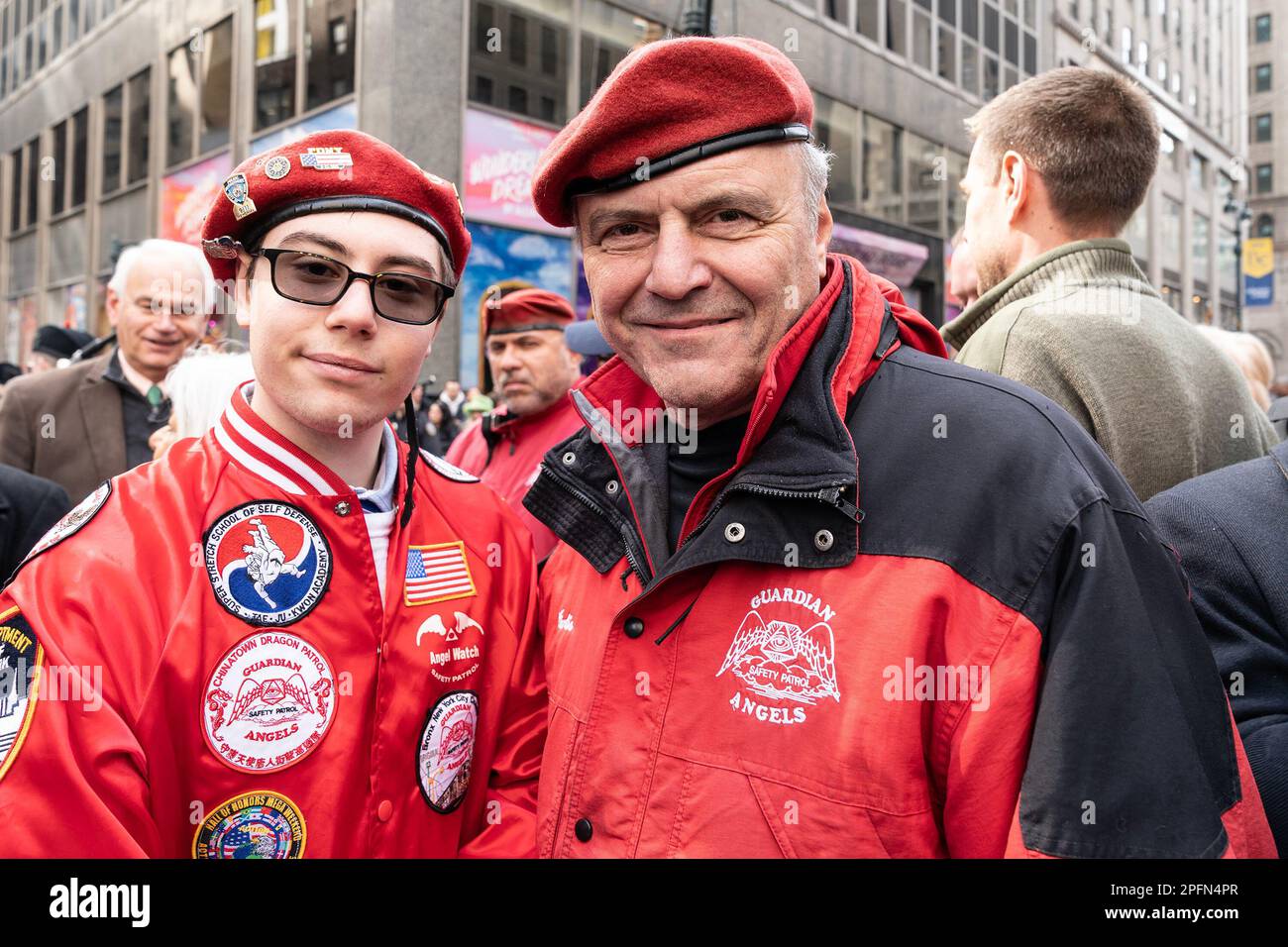 New York, United States. 17th Mar, 2023. Curtis Sliwa (R), Founder of ...