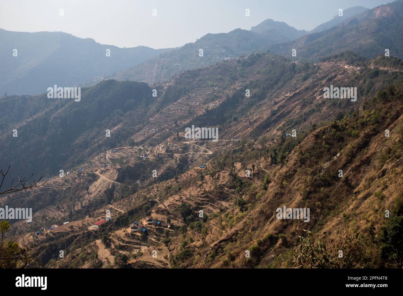 Chepang Hills Trek in Nepal Stock Photo - Alamy