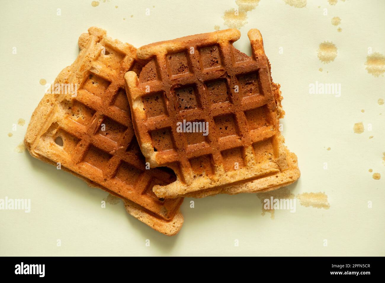 vienna waffle on isolated background for backgrounds, waffles Stock ...