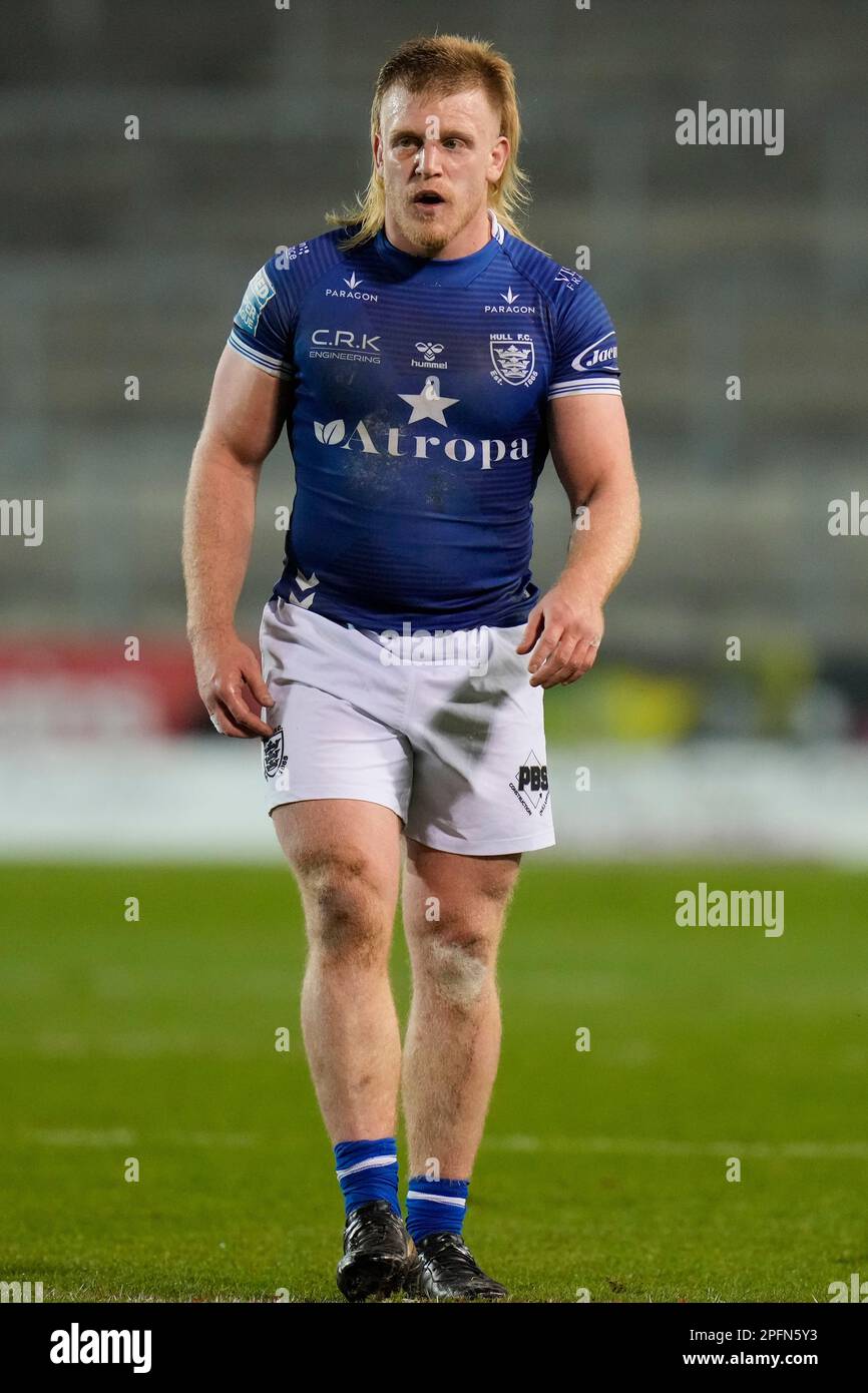 Brad Fash #13 of Hull FC during the Betfred Super League Round 5 match ...