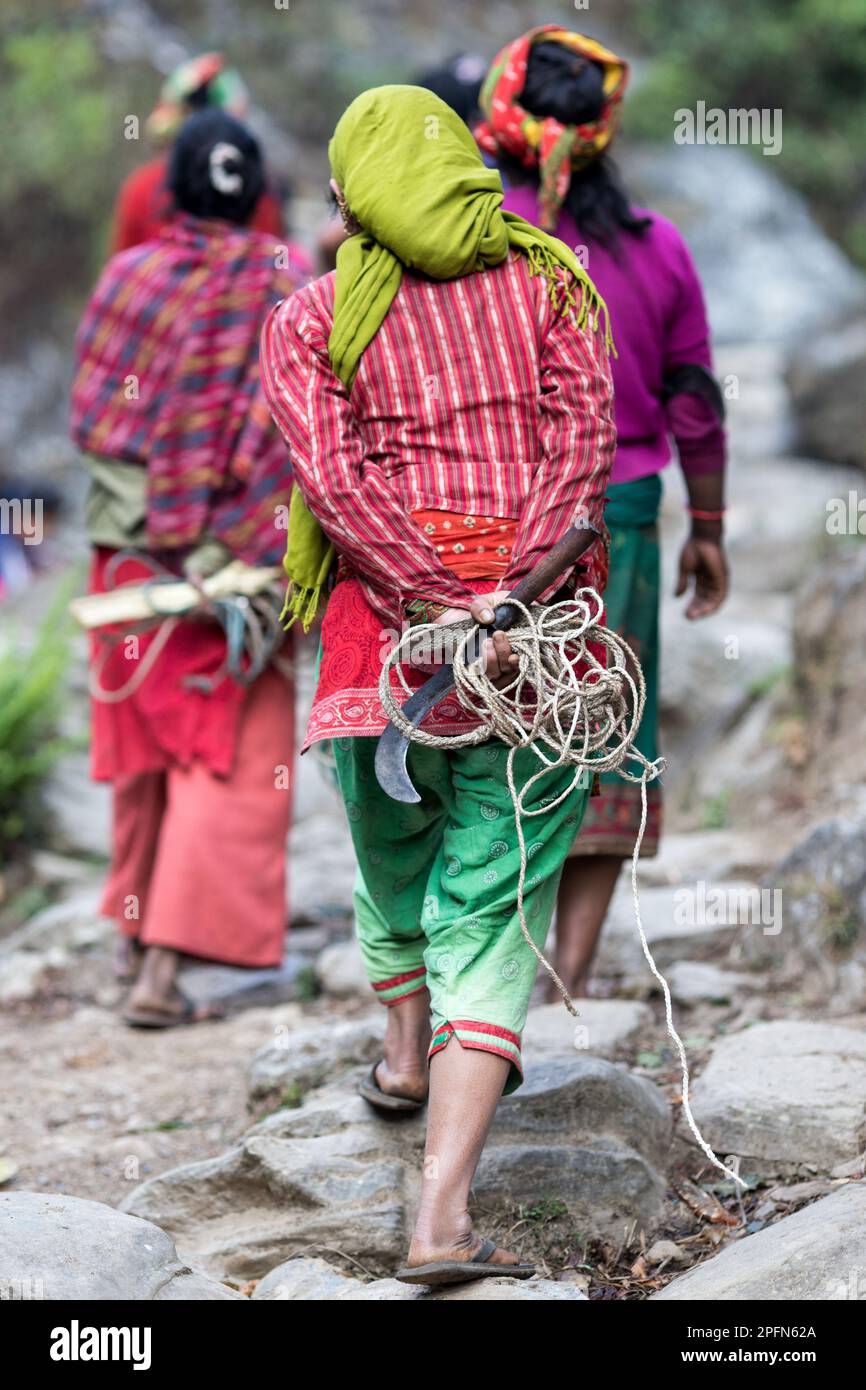 Chepang Hills Trek in Nepal Stock Photo - Alamy