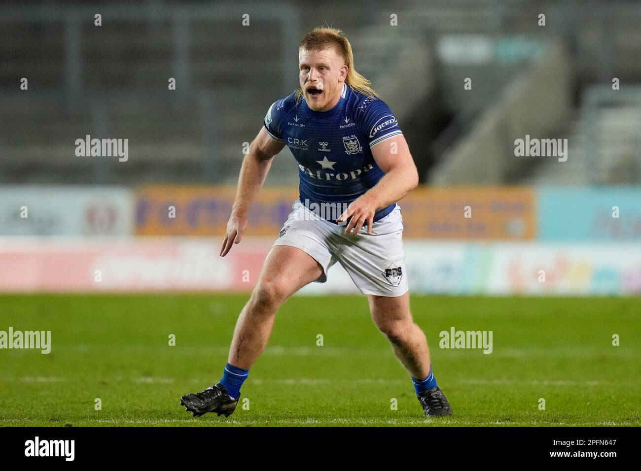 Brad Fash #13 of Hull FC during the Betfred Super League Round 5 match ...