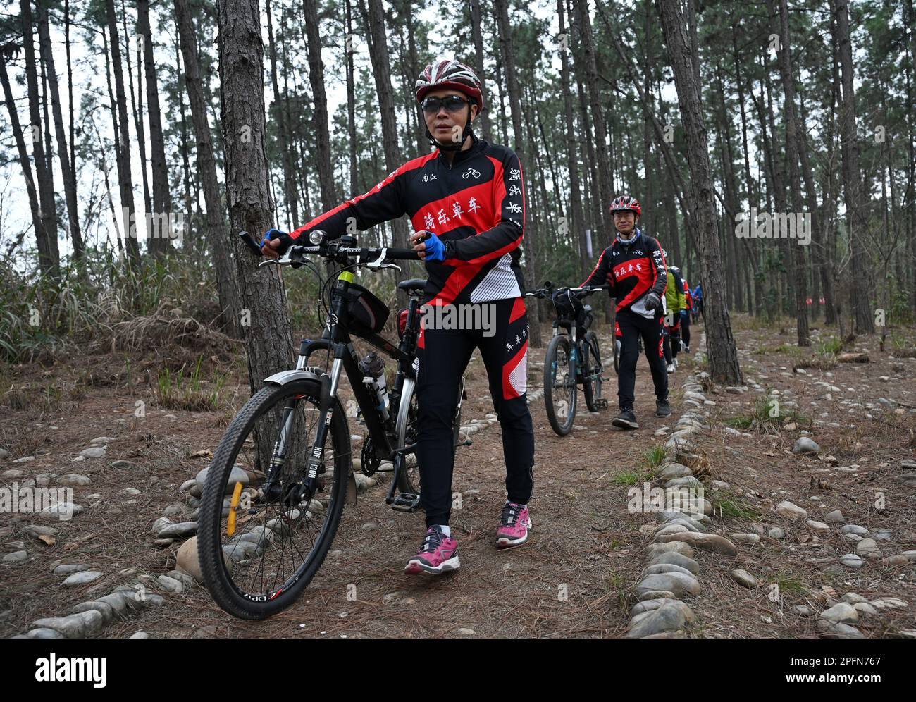 NEIJIANG, CHINA - MARCH 18, 2023 - Environmental volunteers push ...