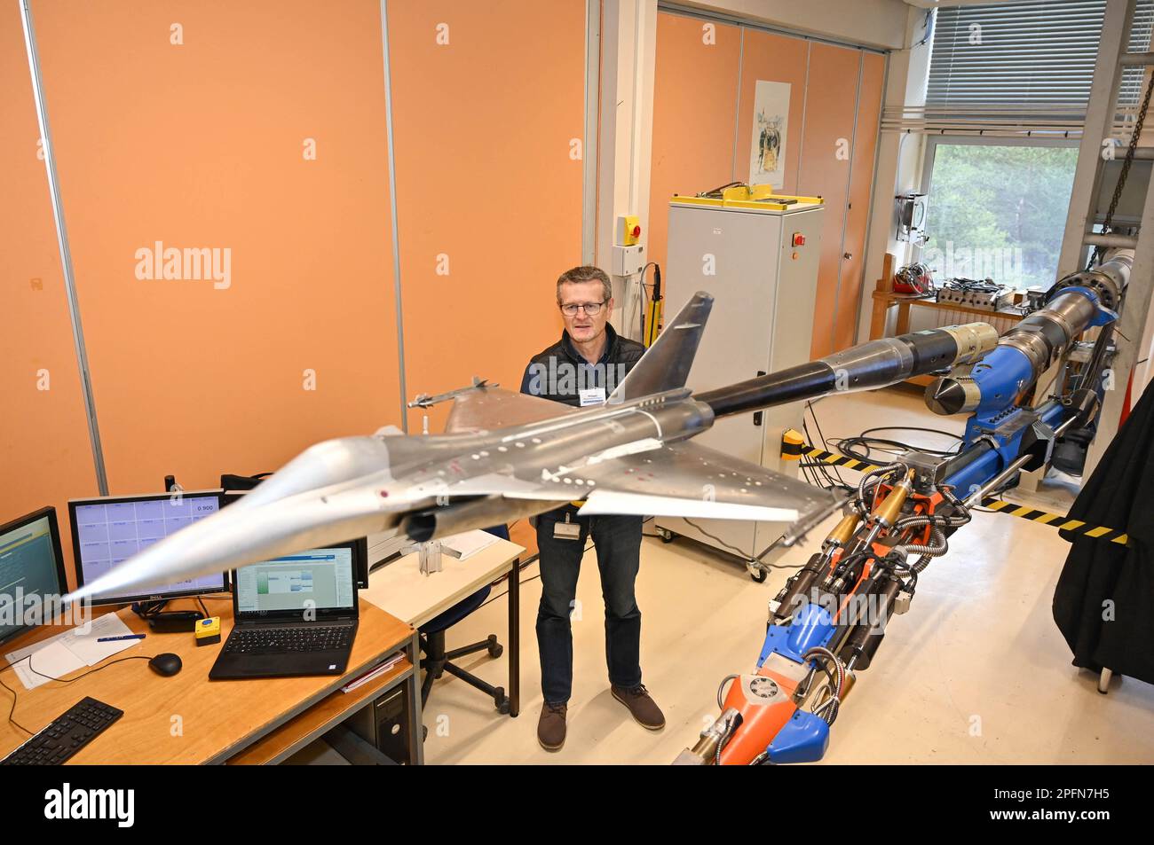 Modane Avrieux, France. 17th Mar, 2023. Illustration and view of an ...