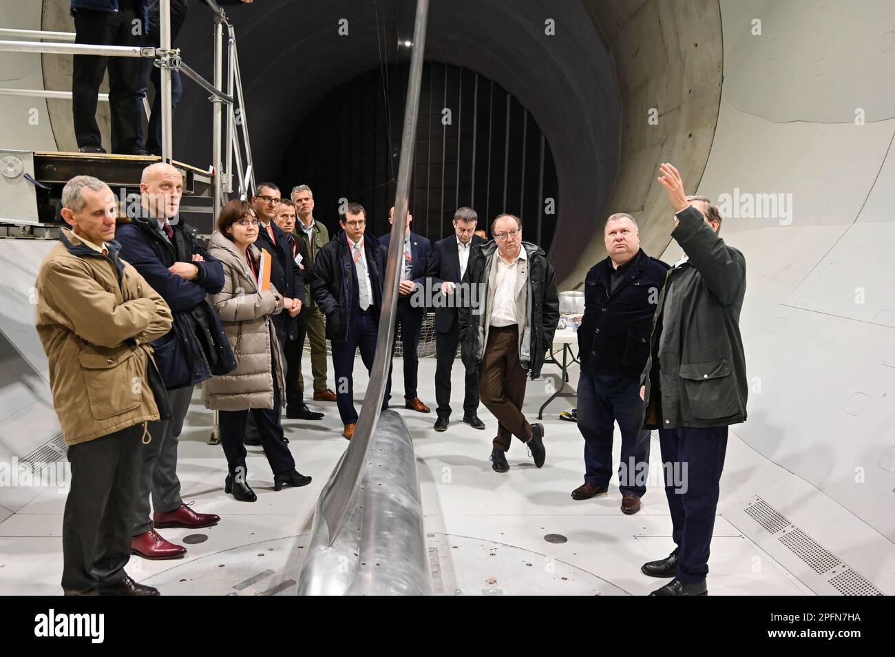 Modane Avrieux, France. 17th Mar, 2023. Emmanuel Chiva, General ...
