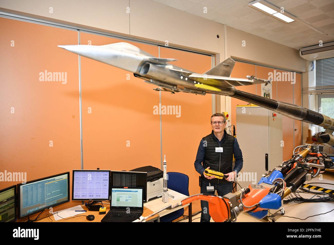 Modane Avrieux, France. 17th Mar, 2023. Illustration and view of an ...