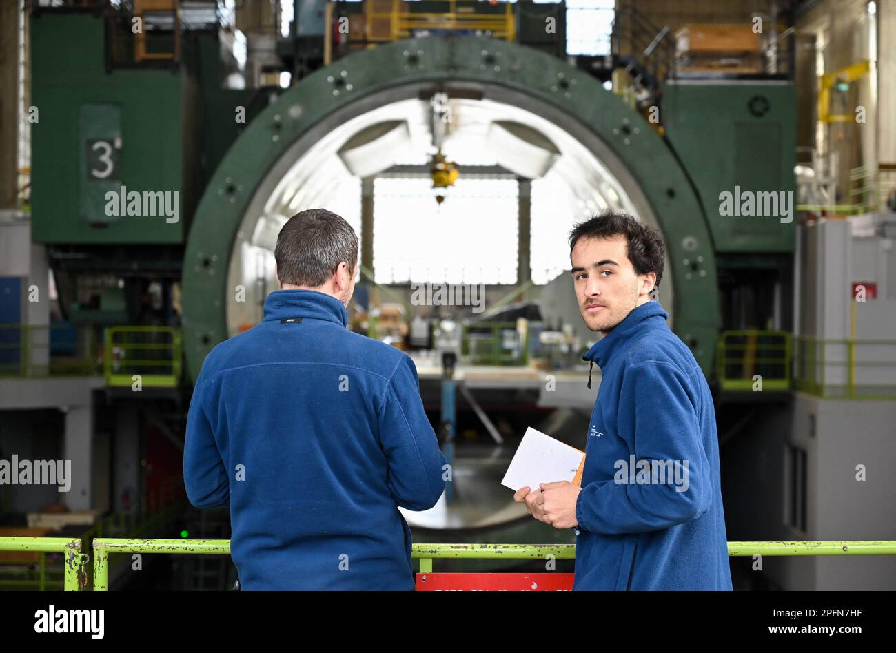 Modane Avrieux, France. 17th Mar, 2023. Illustration and view of ...