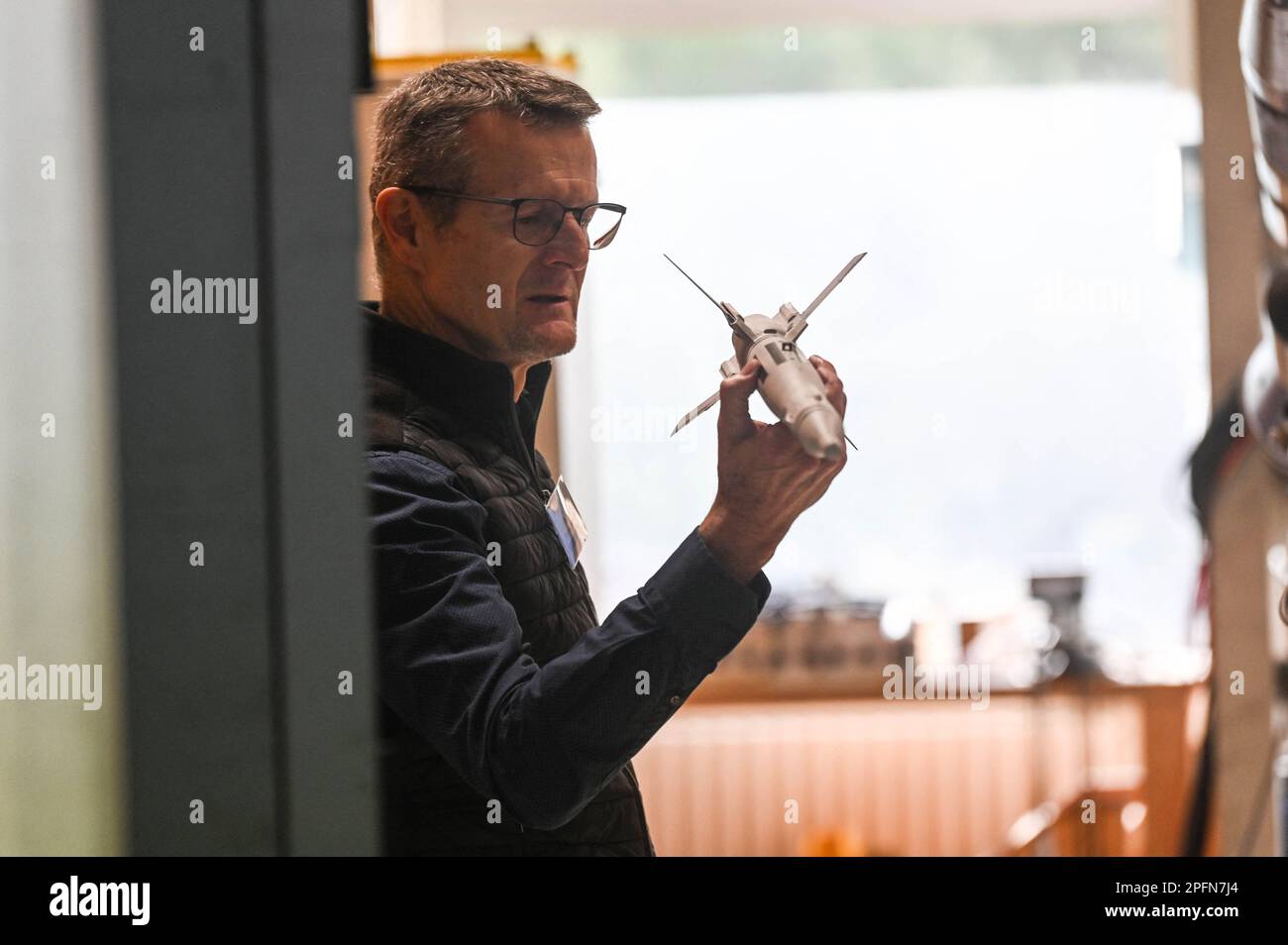 Modane Avrieux, France. 17th Mar, 2023. Illustration and view of an ...