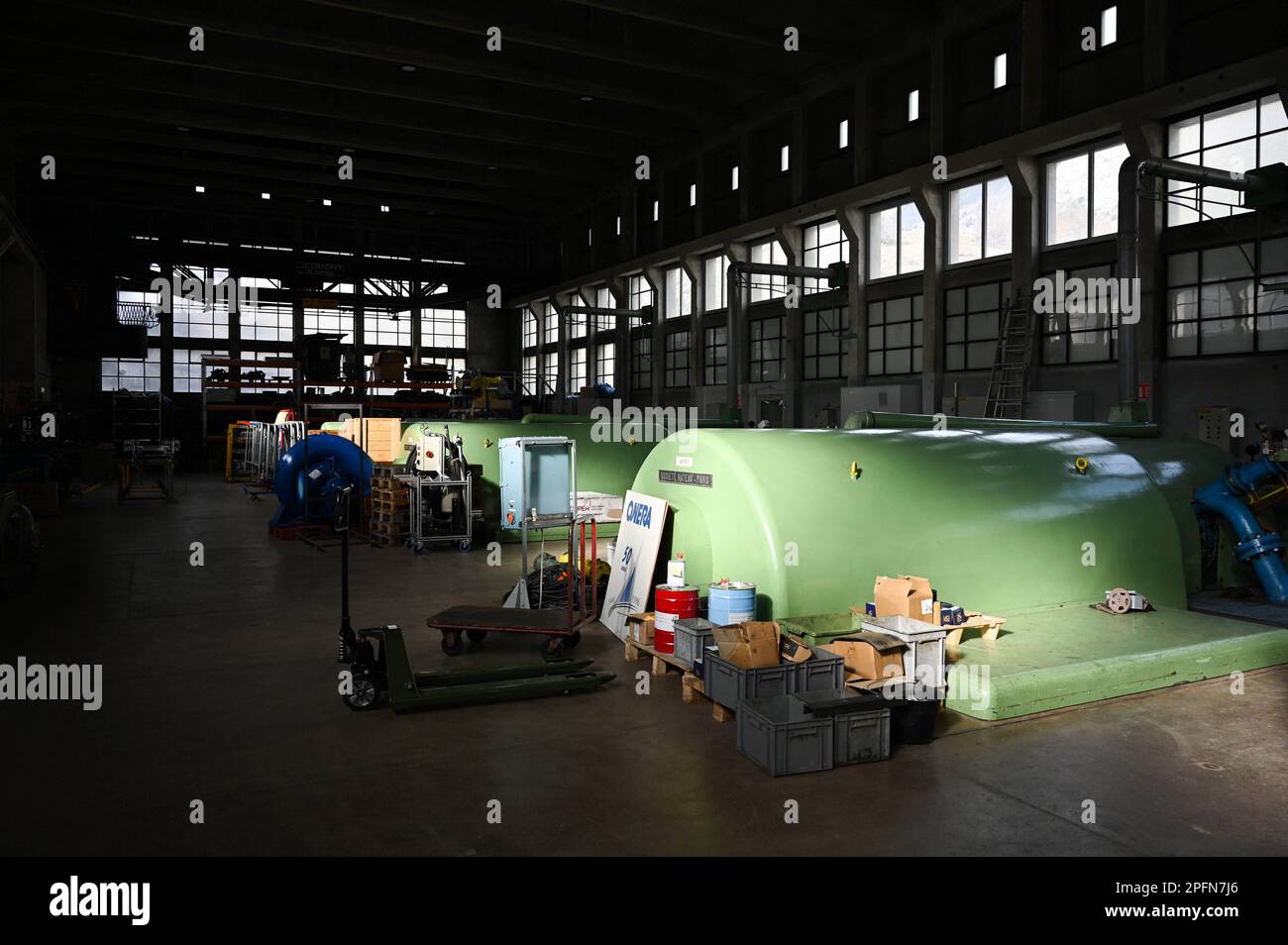 Modane Avrieux, France. 17th Mar, 2023. Illustration and view of the ...