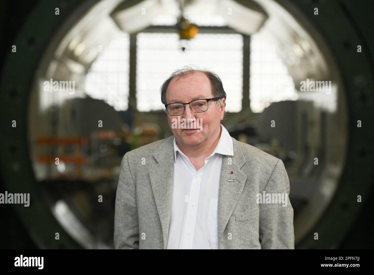 Modane Avrieux, France. 17th Mar, 2023. Portrait of Bruno Sainjon ...
