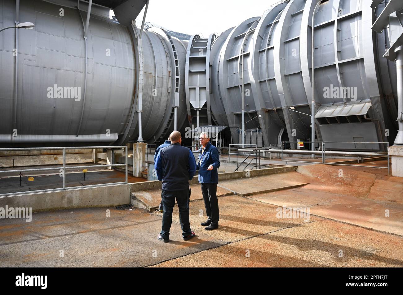 Modane Avrieux, France. 17th Mar, 2023. Illustration and view of the ...