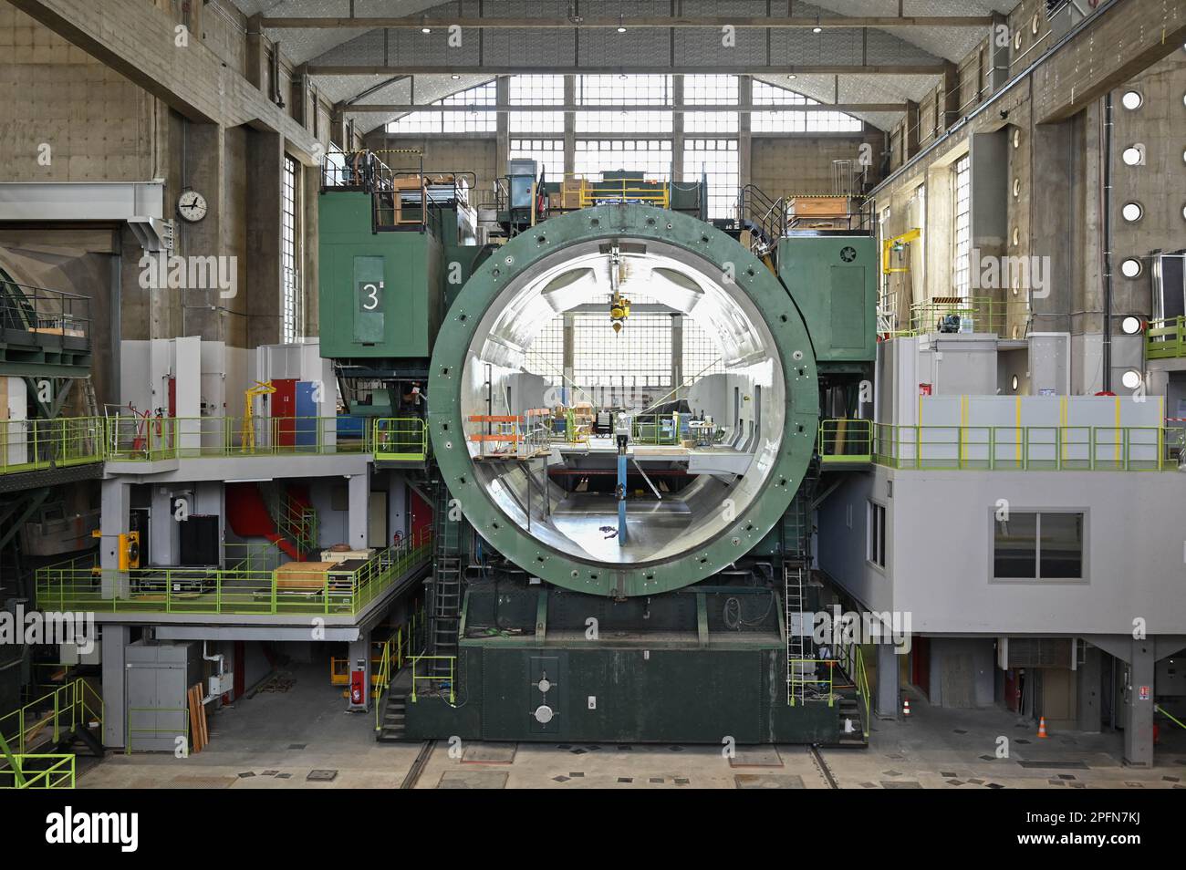Modane Avrieux, France. 17th Mar, 2023. Illustration and view of the ...