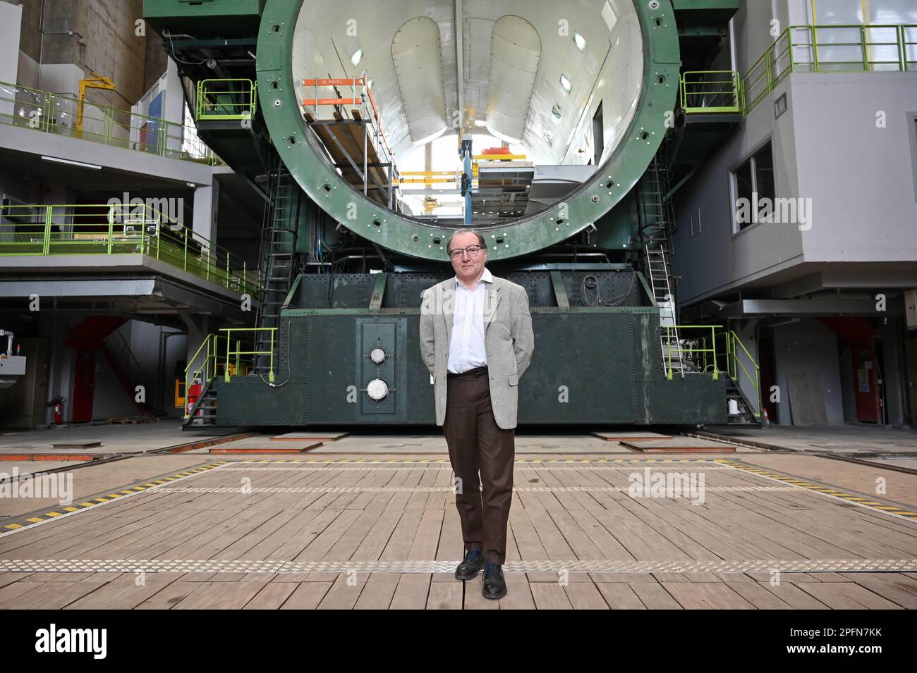 Modane Avrieux, France. 17th Mar, 2023. Portrait of Bruno Sainjon ...