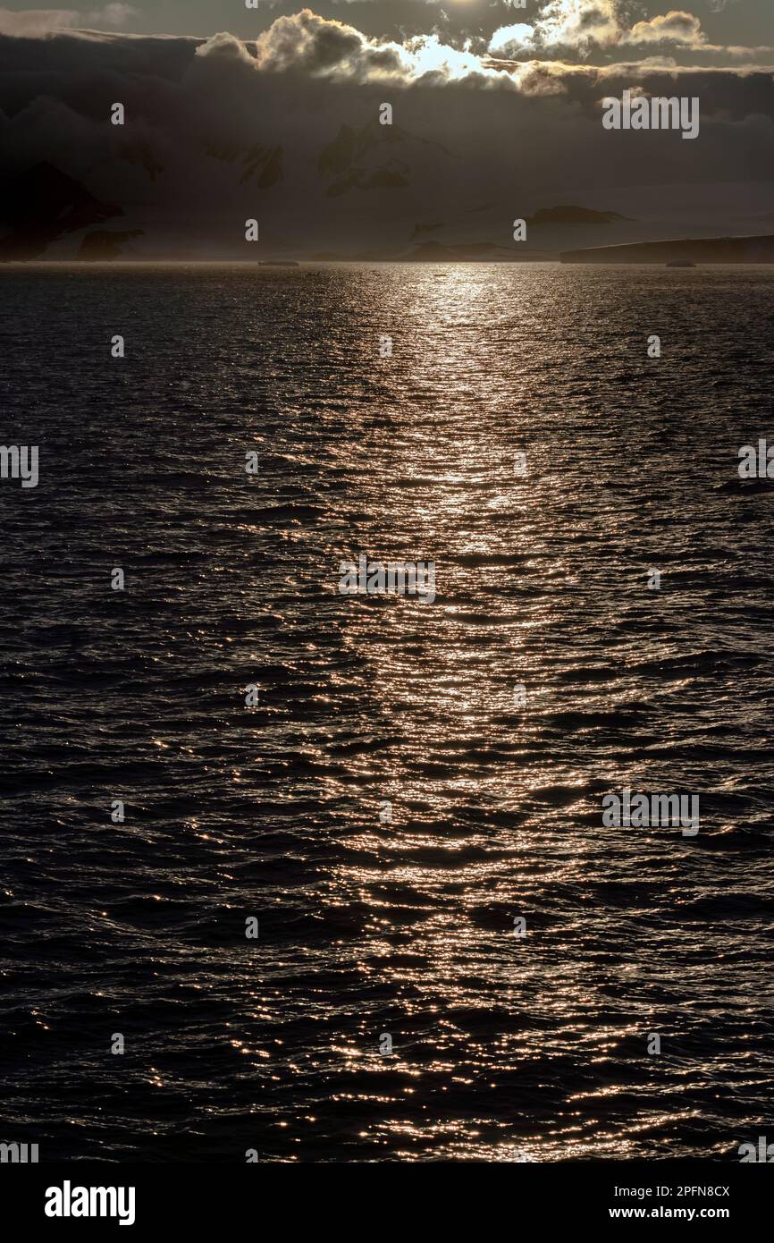 South Georgia, sunset Stock Photo - Alamy