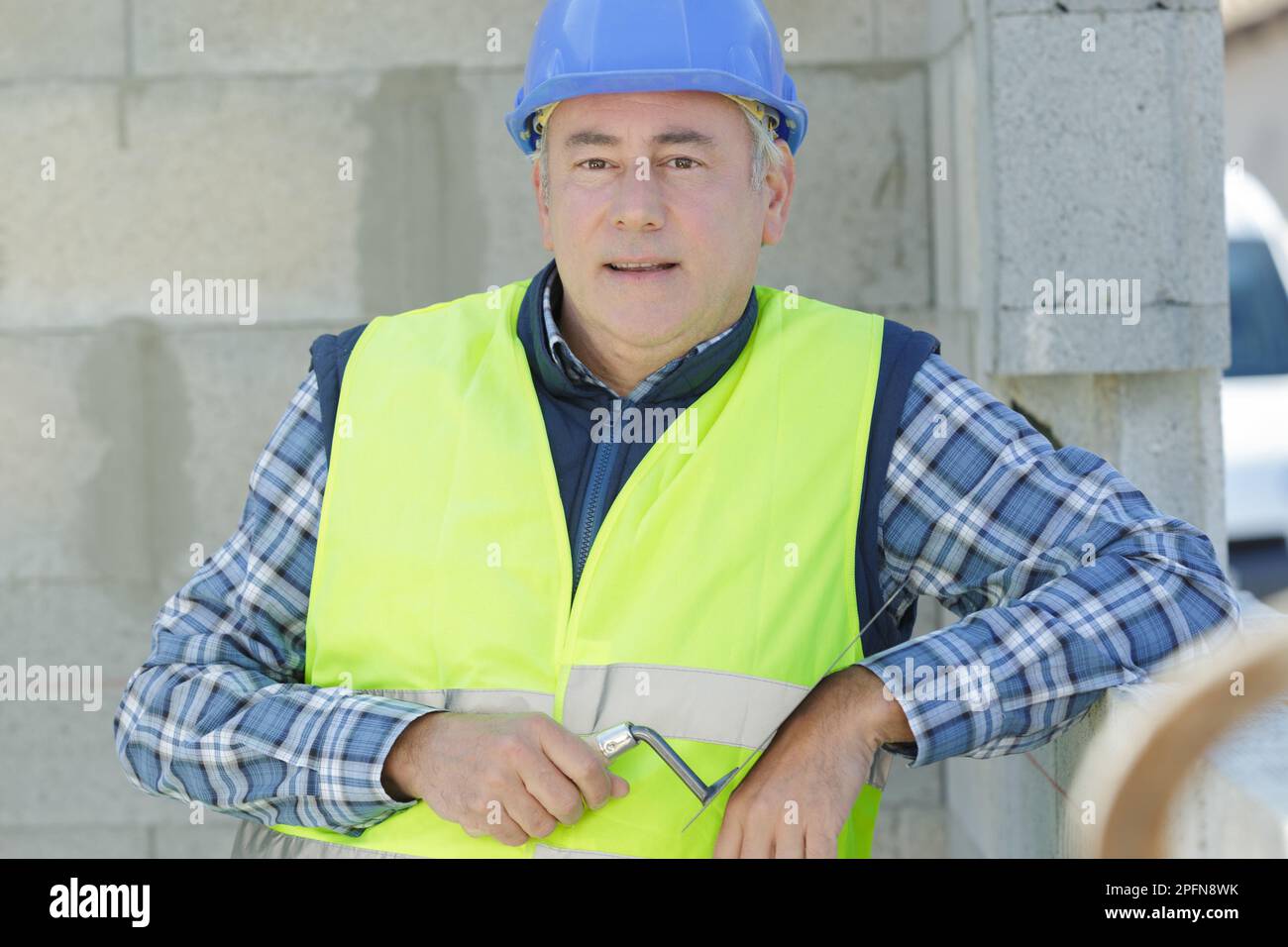 senior engineer man having a break Stock Photo - Alamy
