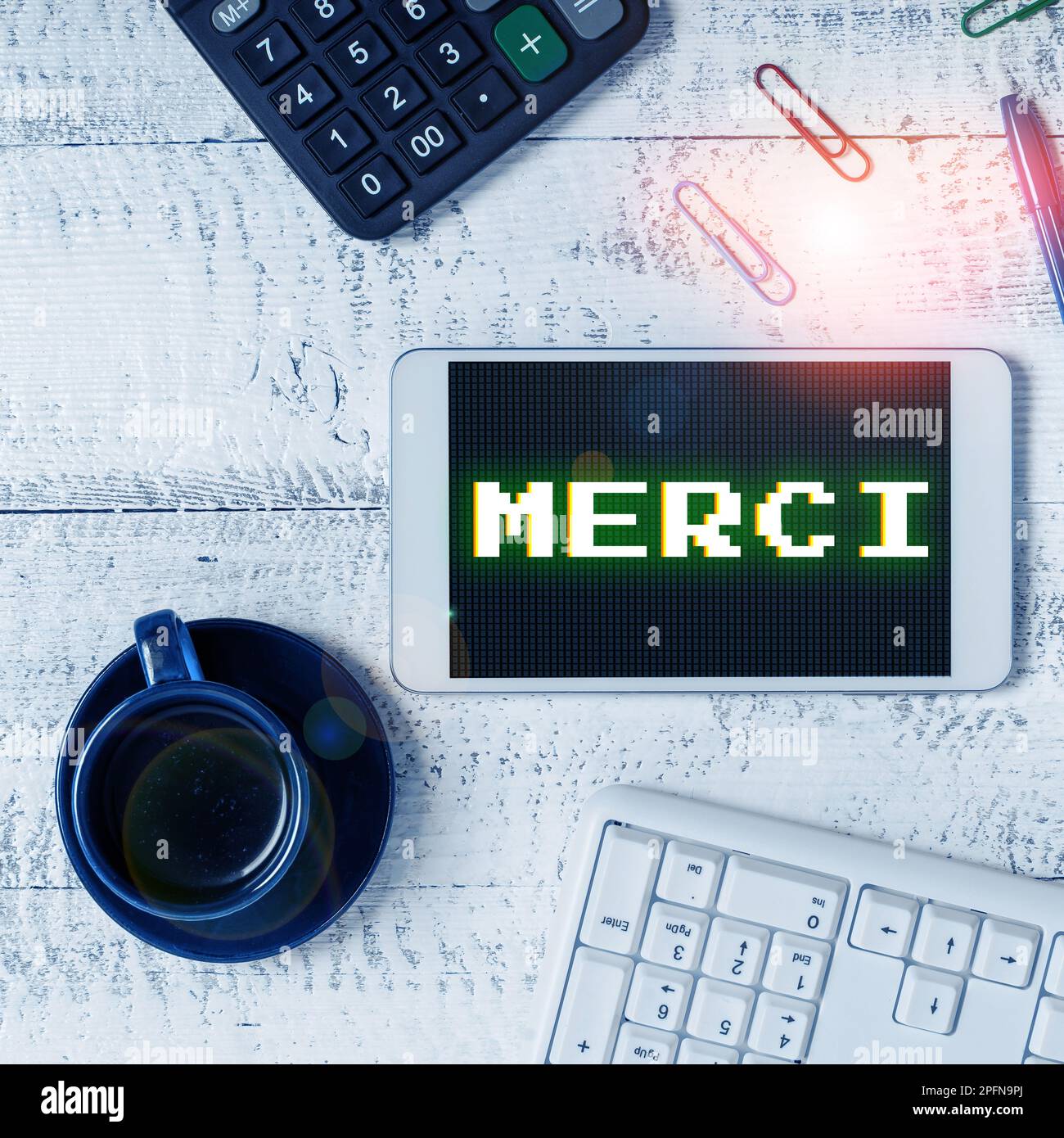 Sign displaying Merci. Word Written on what is said or response when ...