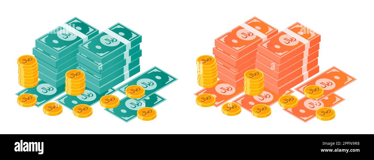 Coins saudi arabia Stock Vector Images - Alamy