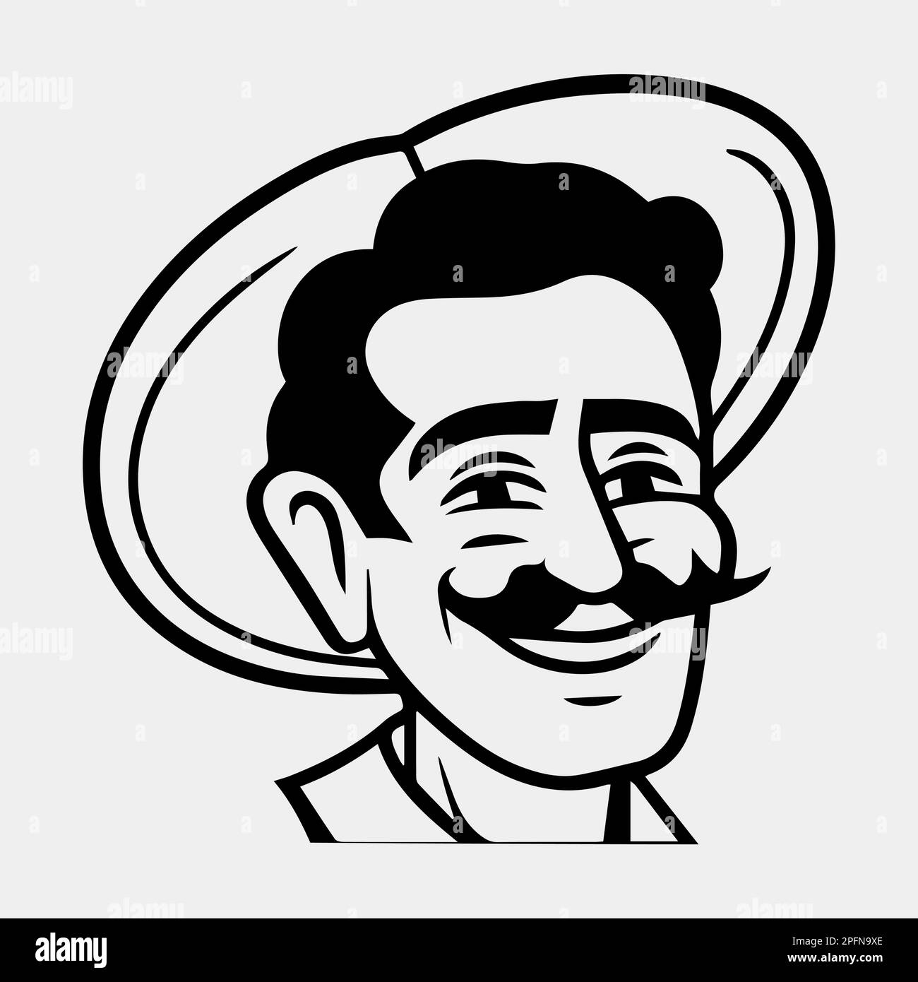 Mexican taco food face Stock Vector Images - Alamy
