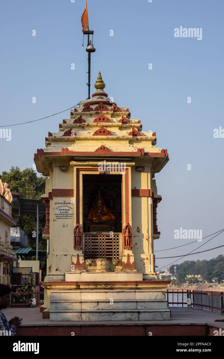 Rishikesh, Uttarakhand, India - October 2022: Hindu temple ...