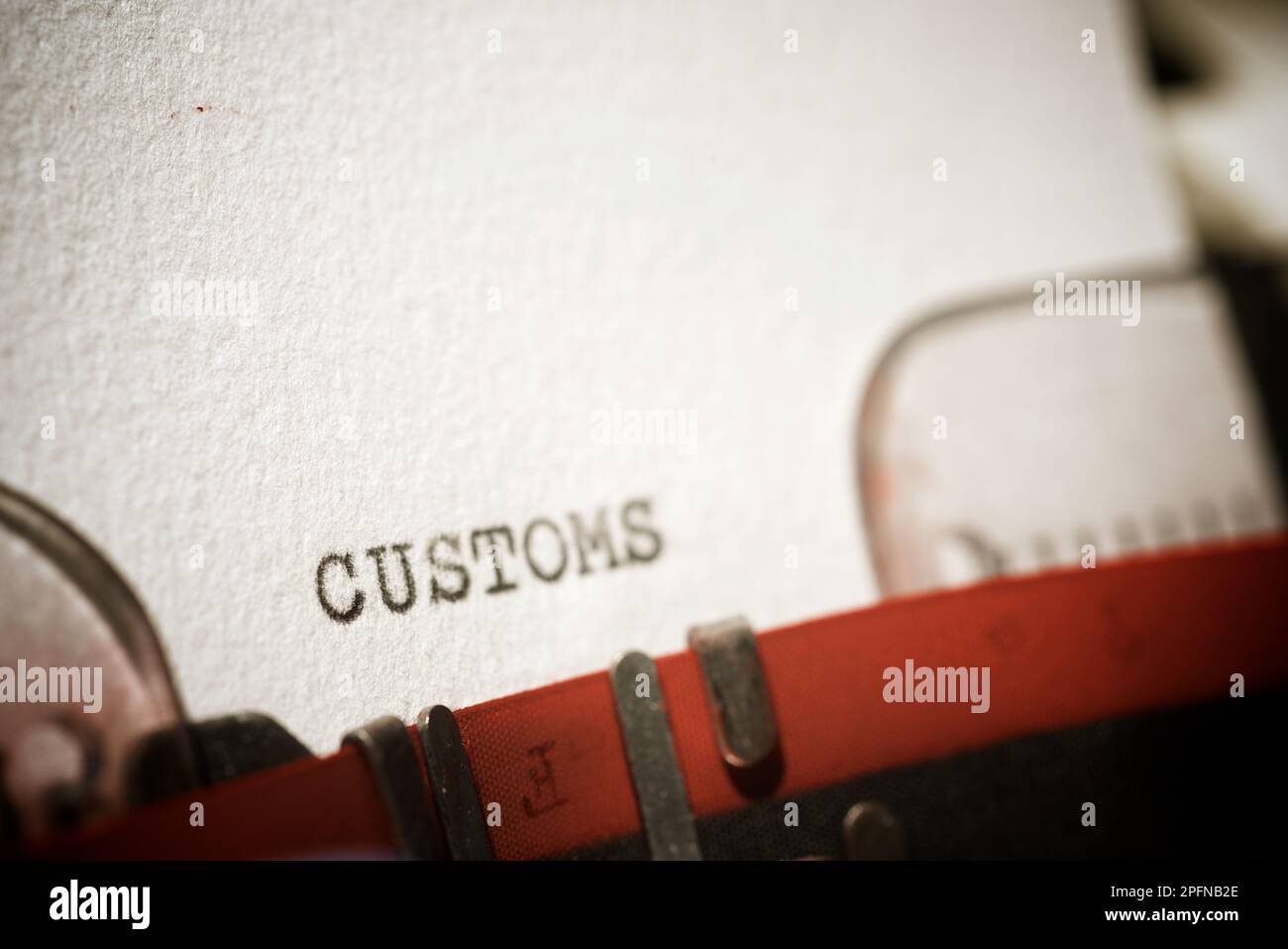 Customs Word Written With A Typewriter Stock Photo Alamy customs-word-written-with-a-typewriter-stock-photo-alamy